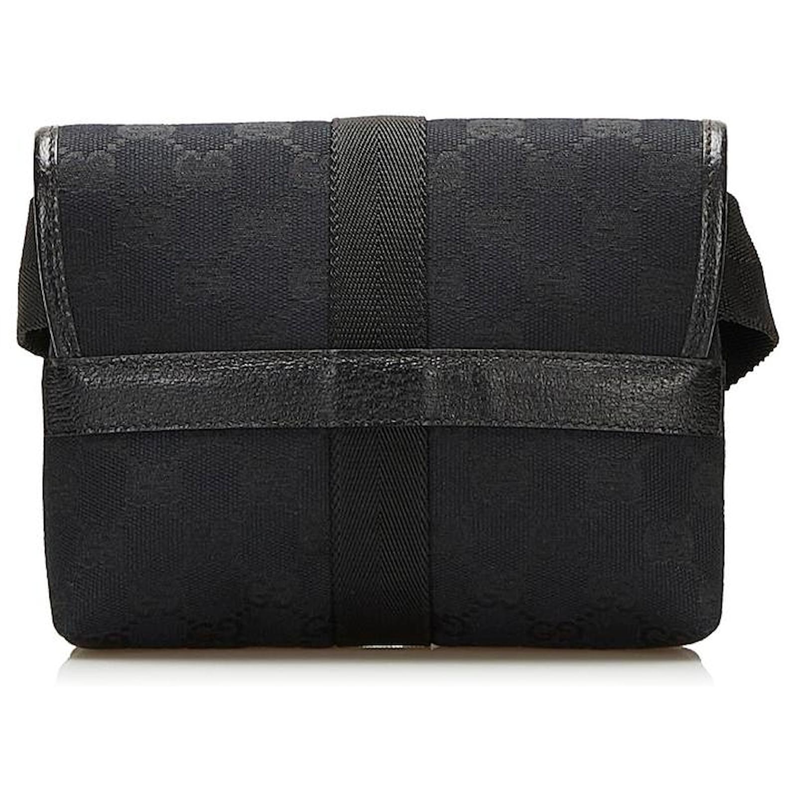 Gucci GG Canvas Black Cloth ref.763000 - Joli Closet