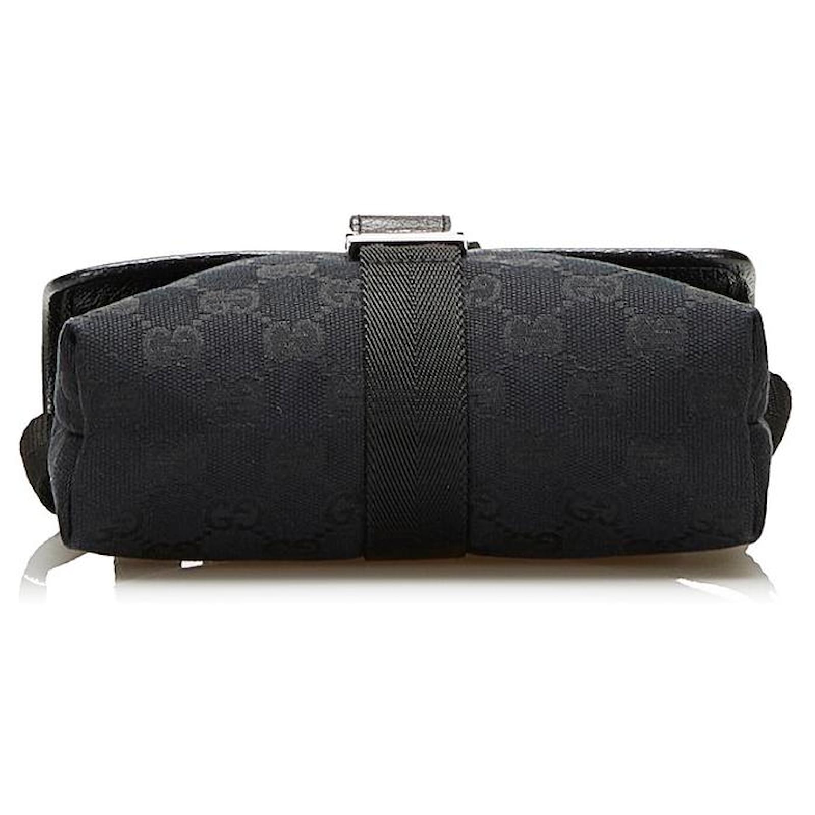 Gucci GG Canvas Black Cloth ref.763000 - Joli Closet