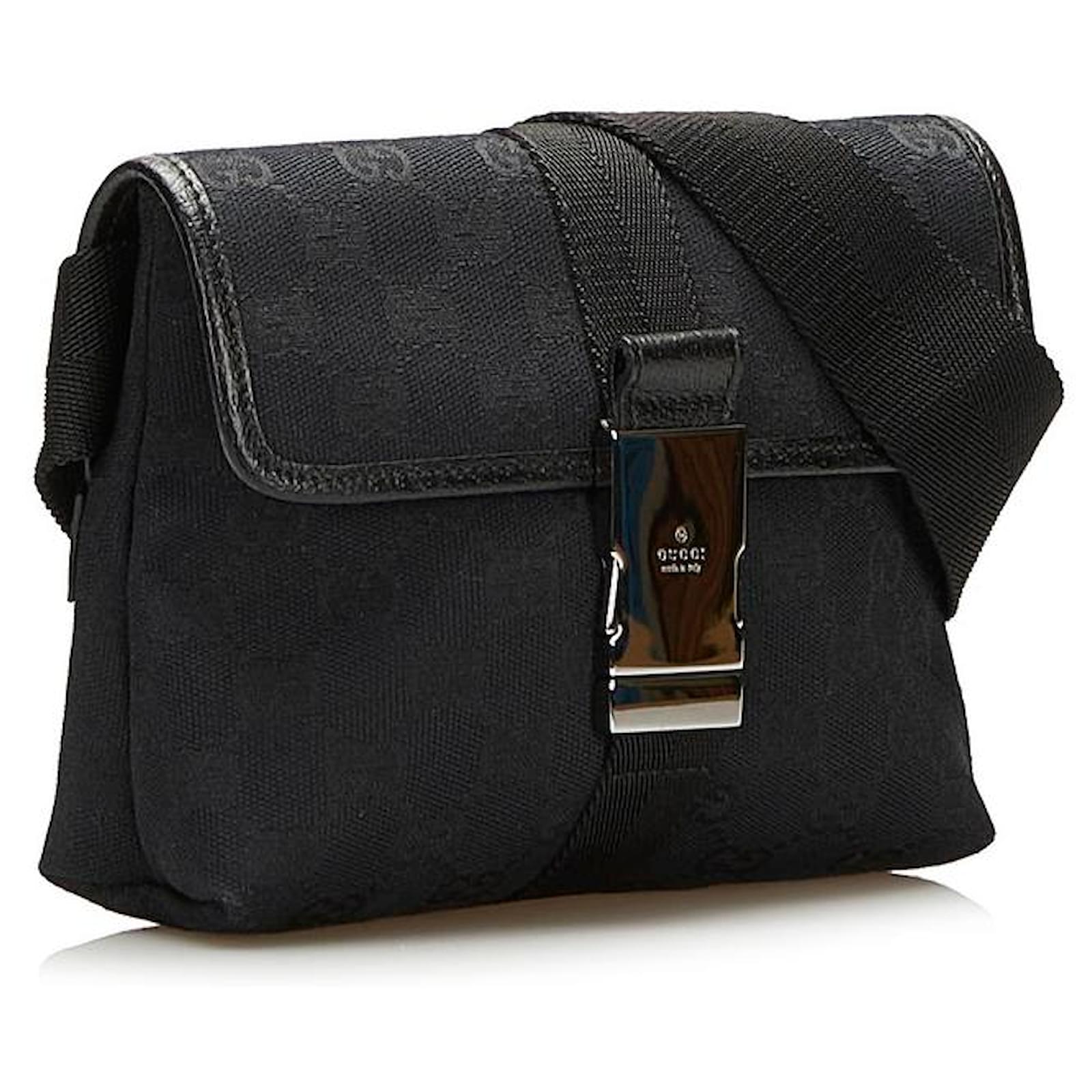 Gucci GG Canvas Black Cloth ref.763000 - Joli Closet