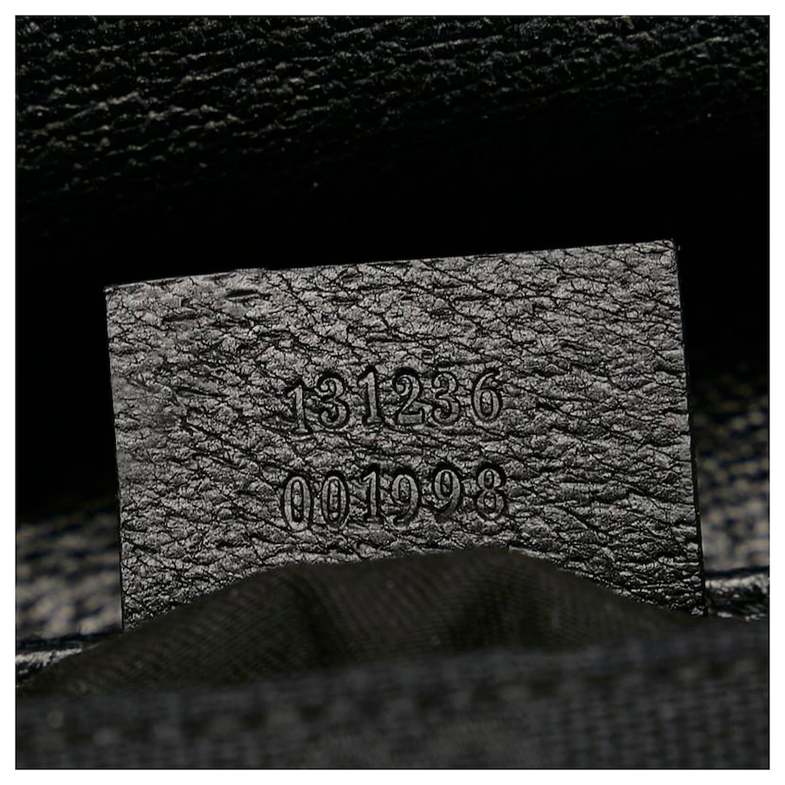 Gucci GG Canvas Black Cloth ref.763000 - Joli Closet