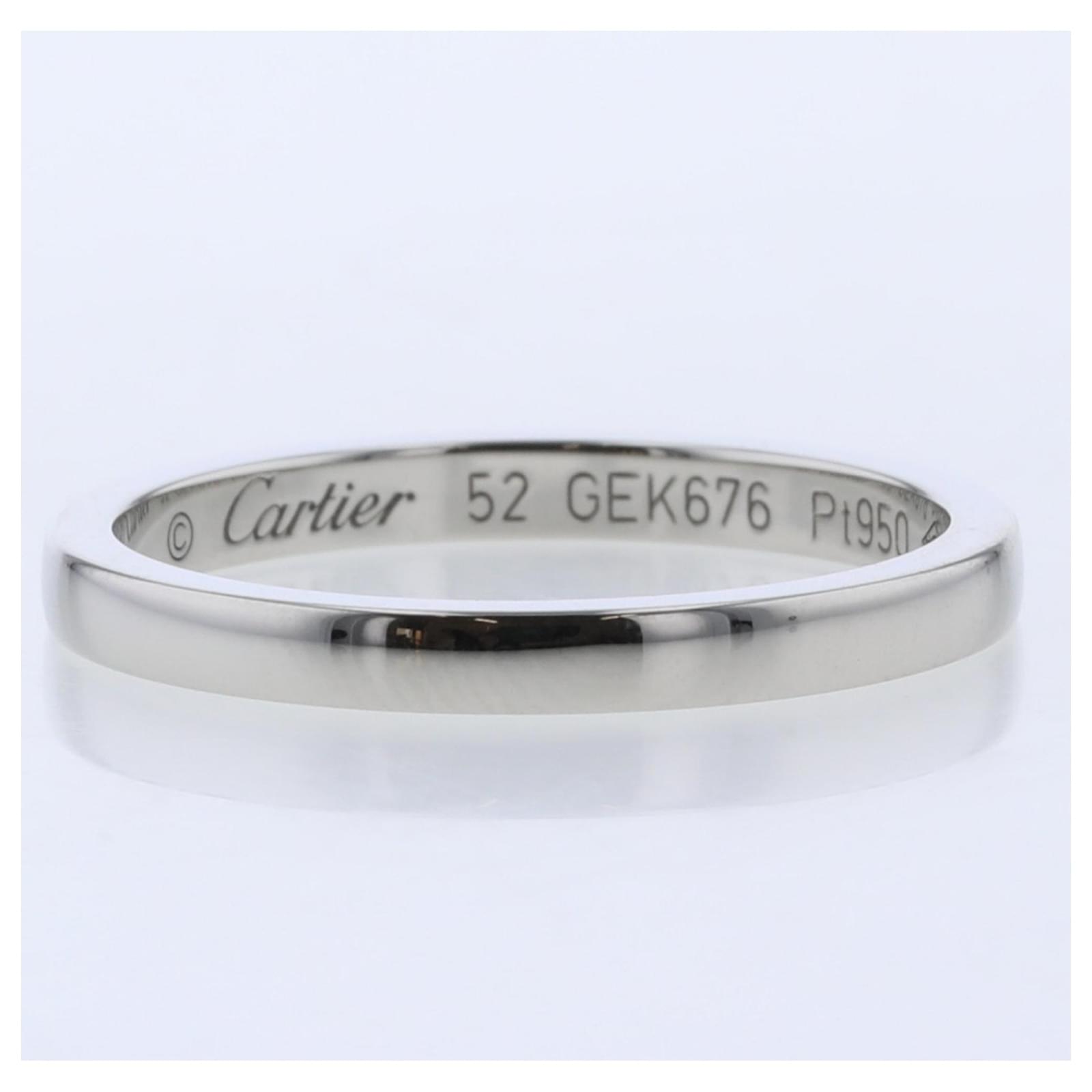 Cartier Alliance 1895 Silvery Platinum ref.763021 - Joli Closet