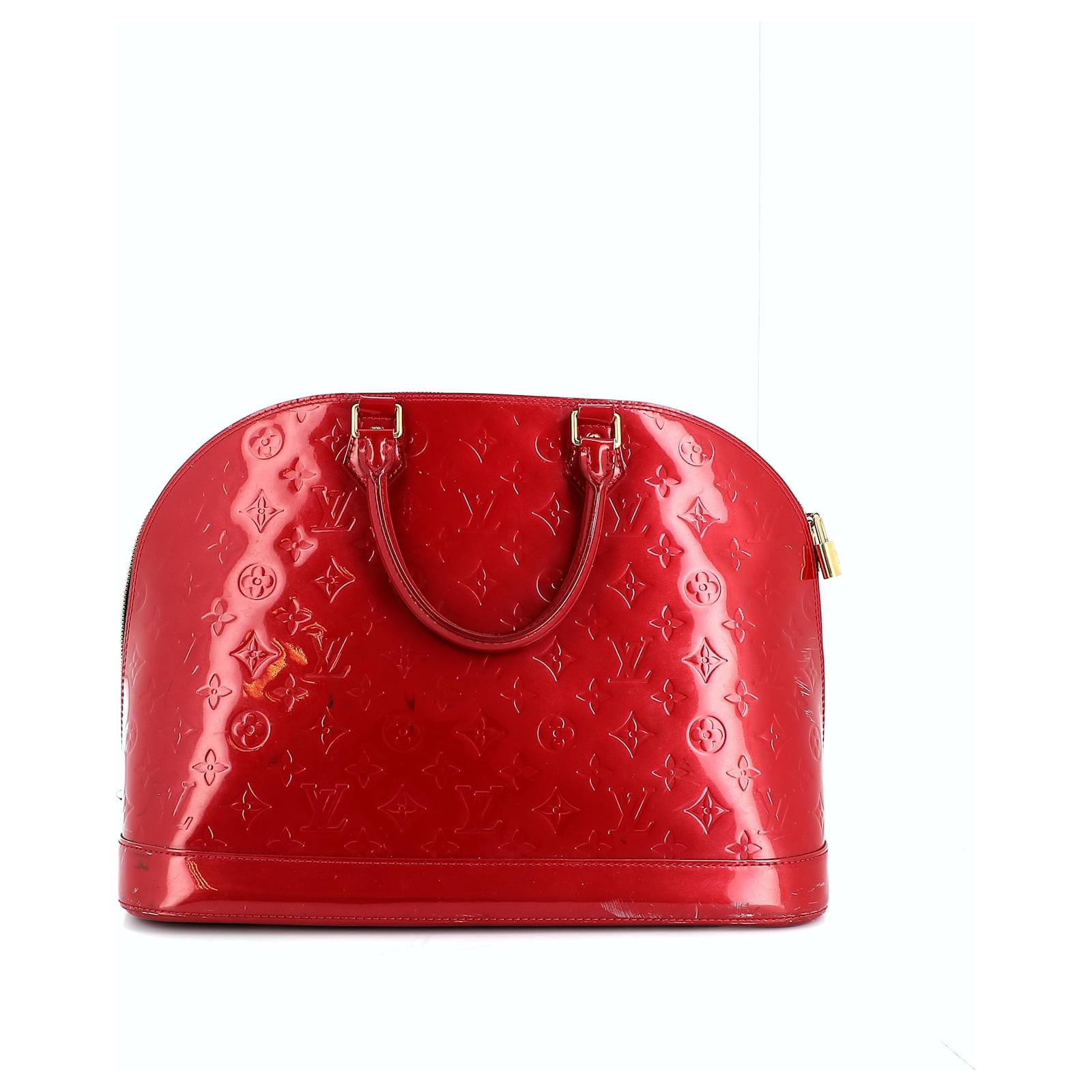 Louis Vuitton Alma Red Patent leather ref.764852 - Joli Closet