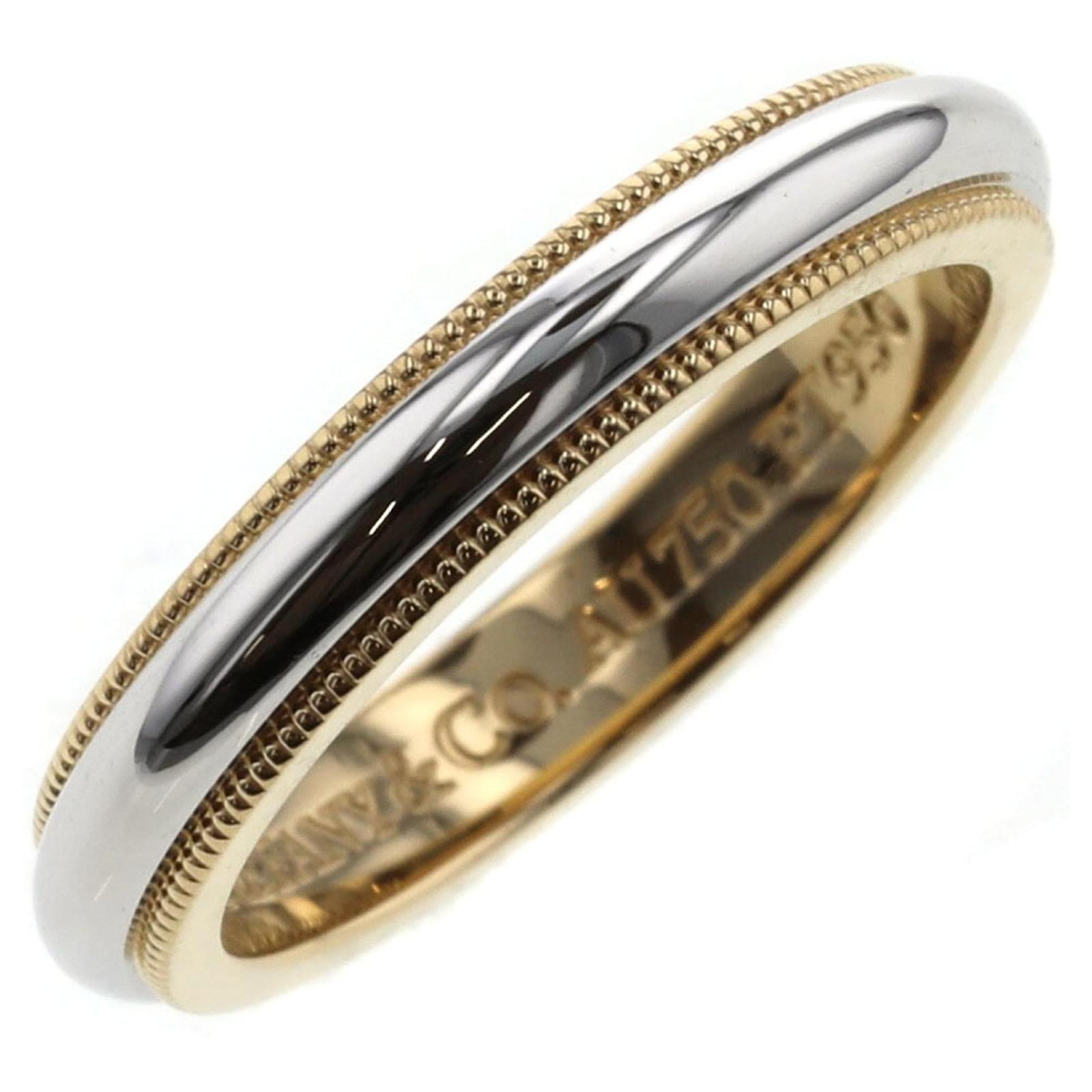 Tiffany & Co. Wedding band Silvery Platinum ref.764935 - Joli Closet