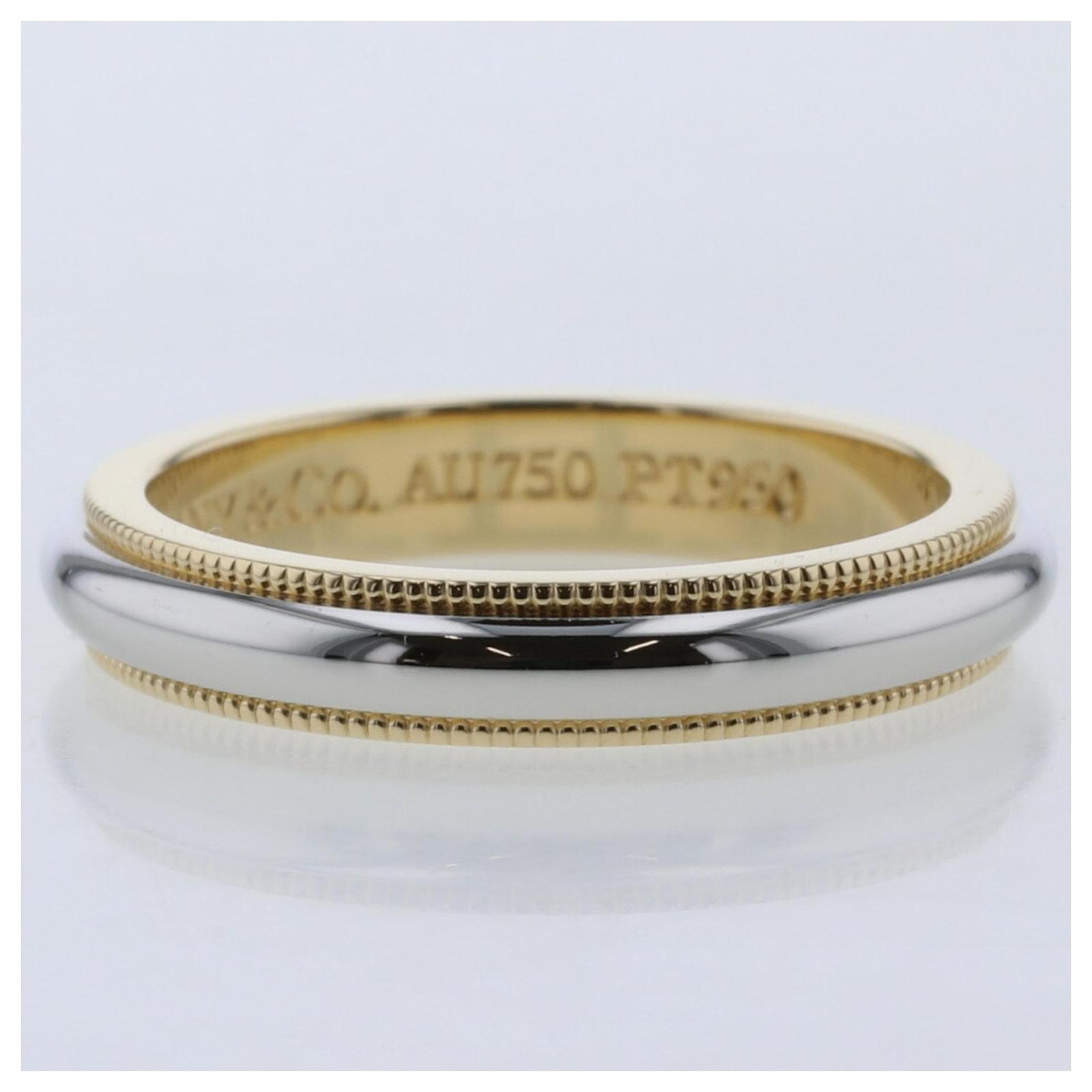 Tiffany & Co. Wedding band Silvery Platinum ref.764935 - Joli Closet