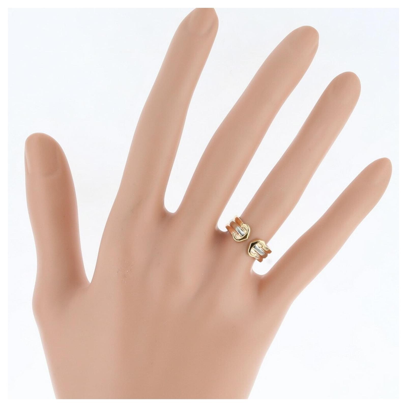 cartier 2C C2 Or jaune Doré ref.765350 - Joli Closet