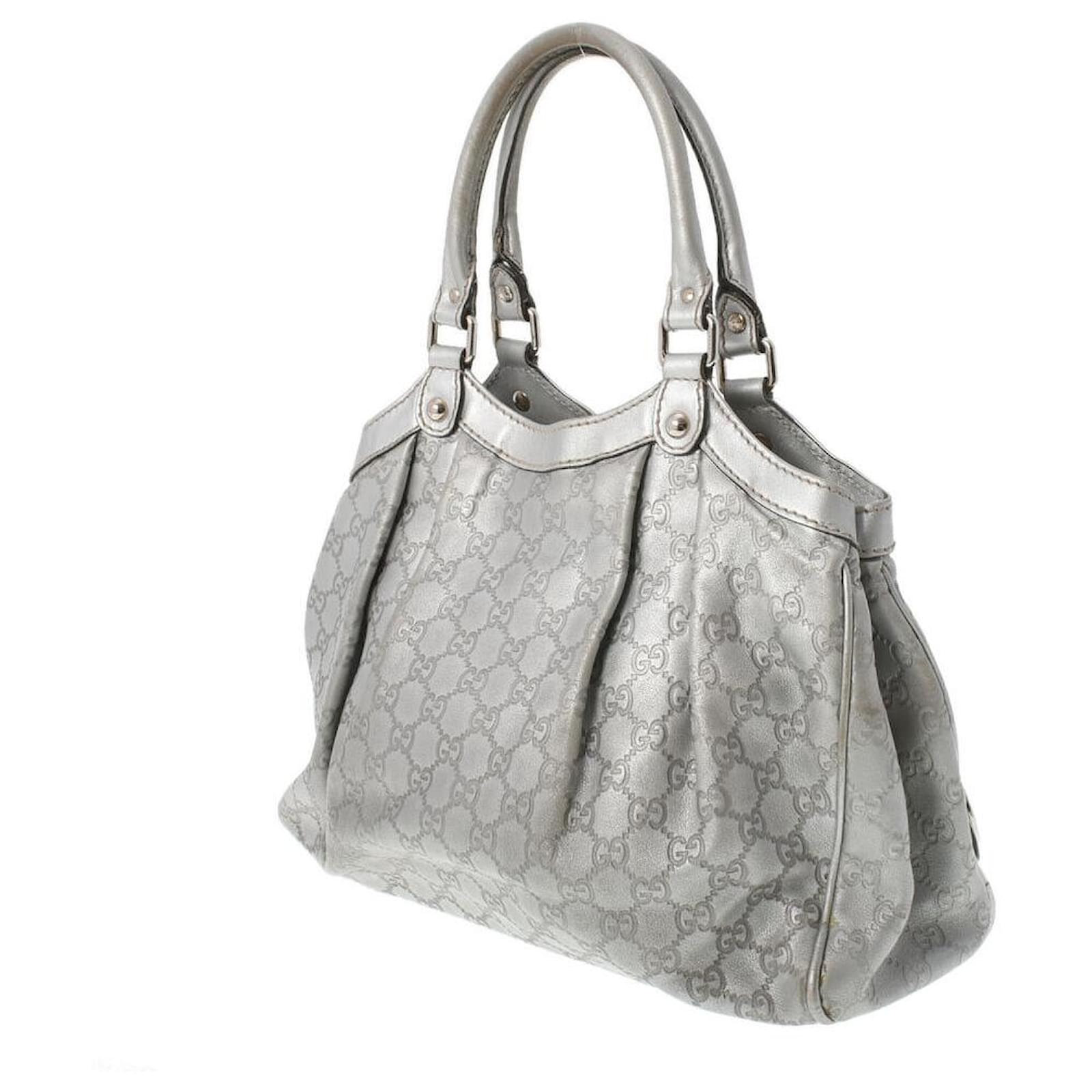 Gucci Guccissima Silvery Patent leather ref.765807 - Joli Closet