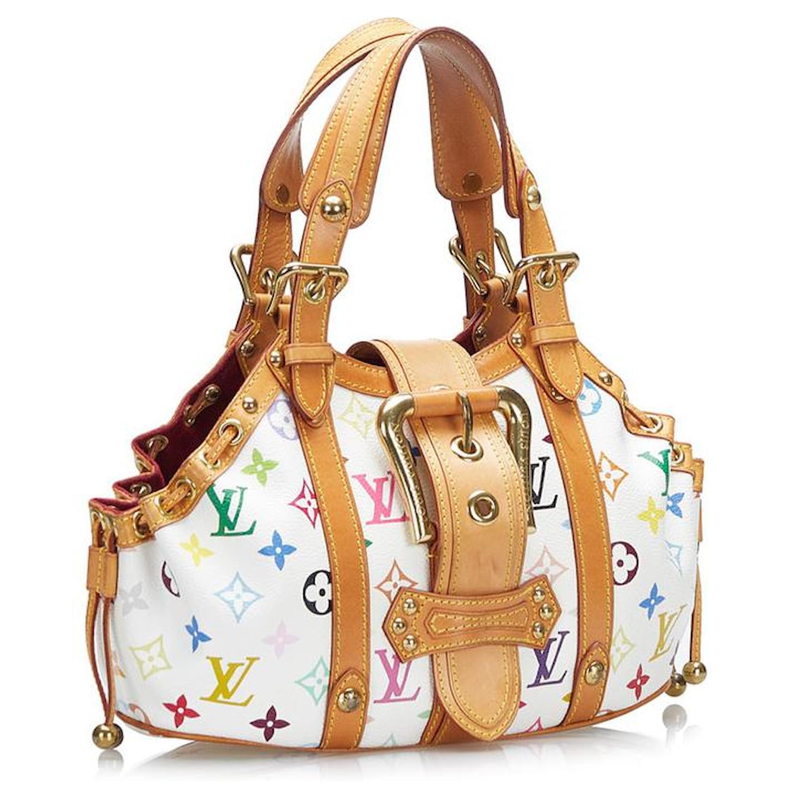 Louis Vuitton Monogram Multicolore Theda PM White ref.765967 - Joli Closet