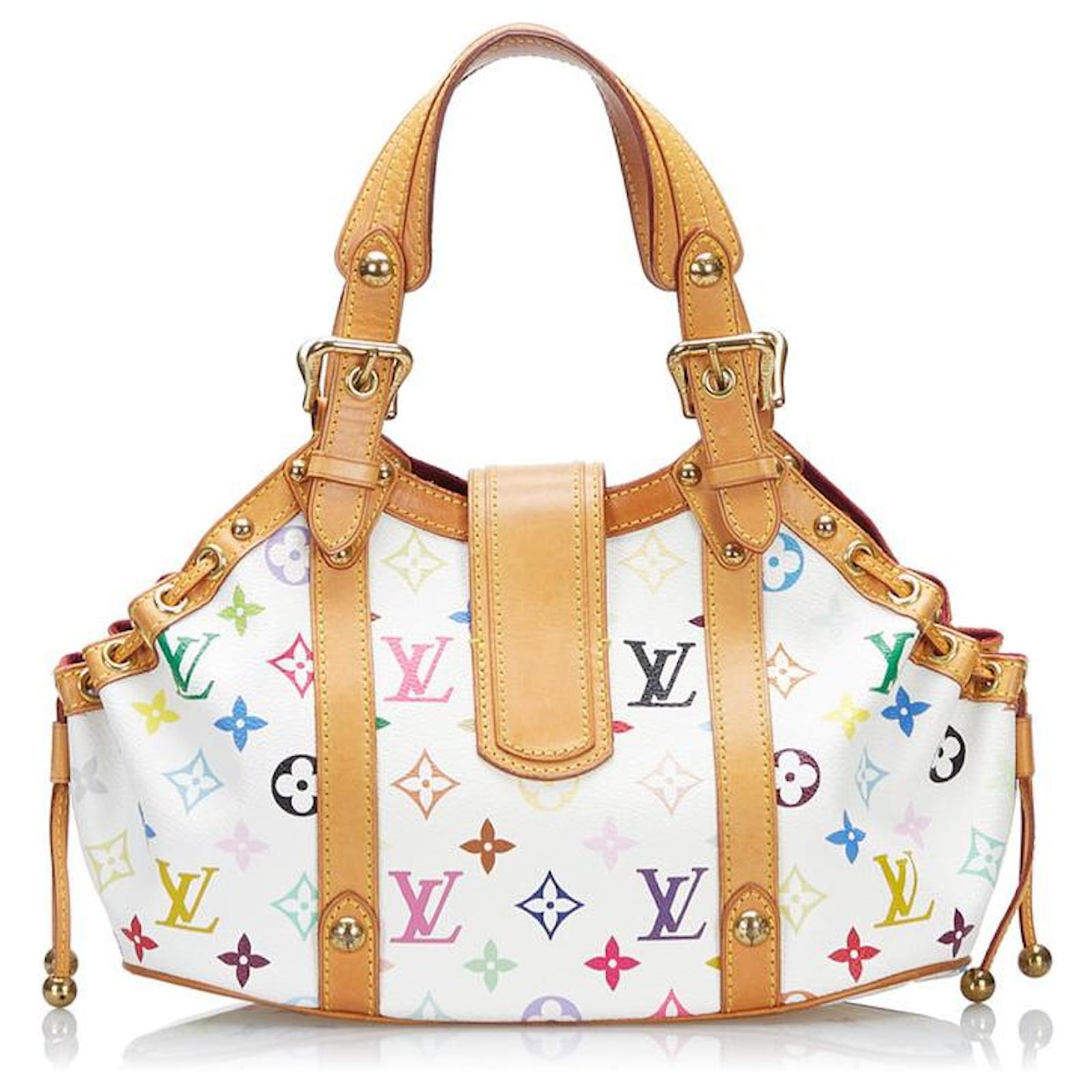 Louis Vuitton Monogram Multicolore Theda PM White ref.765967 - Joli Closet
