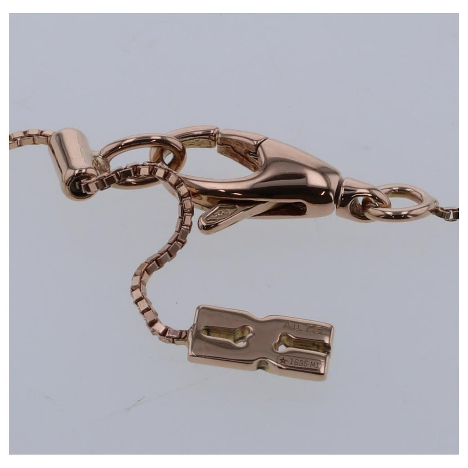 Gucci Infinity Knot Bar Pendant Necklace ref.766126 - Joli Closet