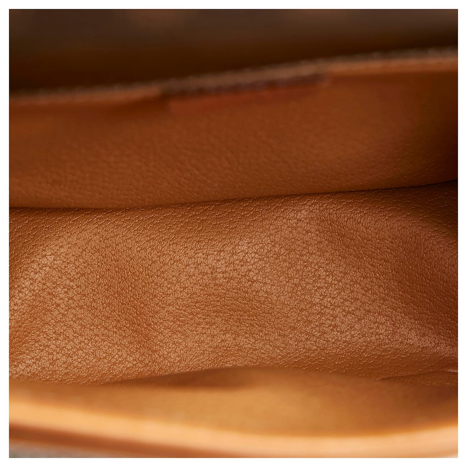 Céline Celine Brown Macadam Crossbody Bag Cloth Cloth ref.766274 - Joli ...