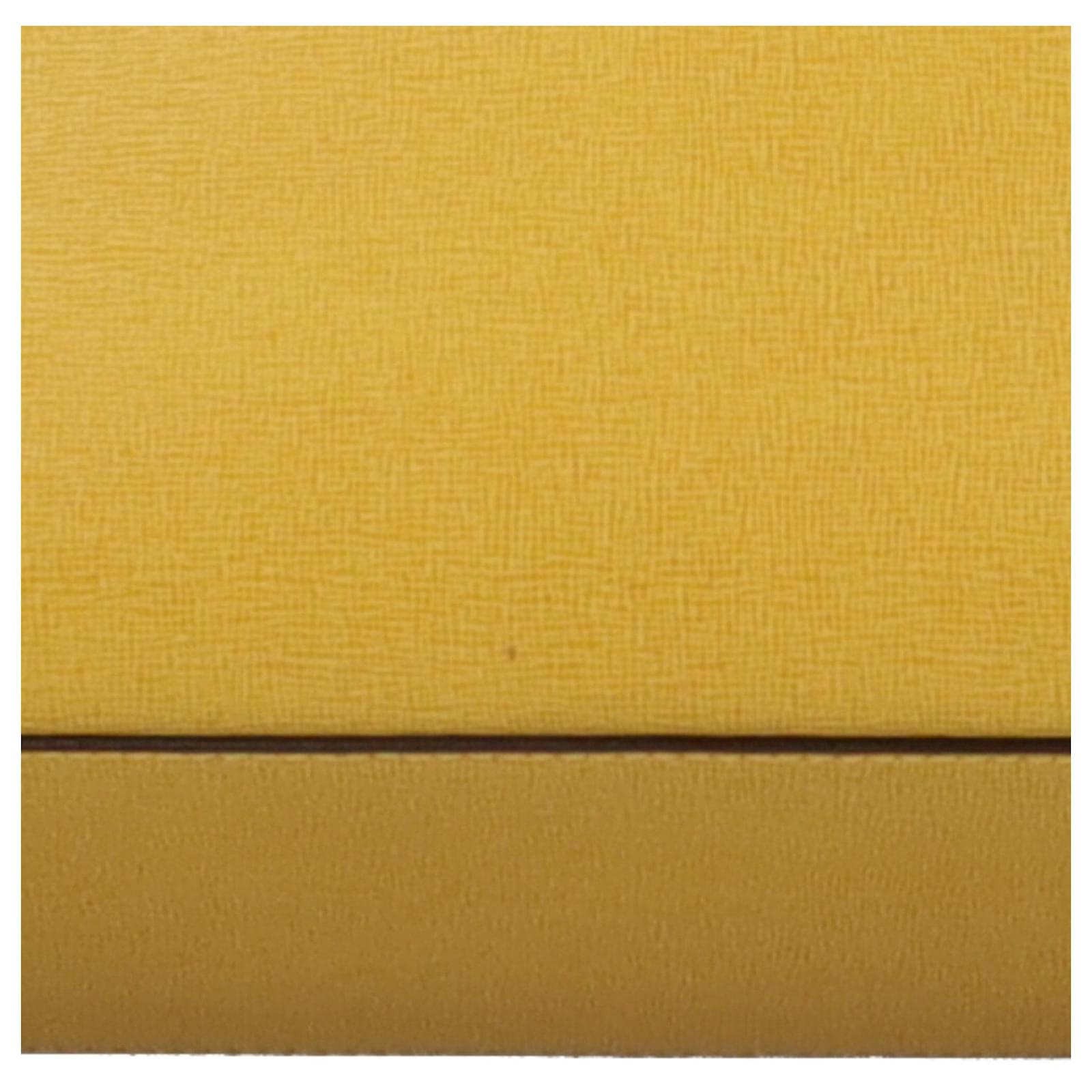Fendi 2Jours Yellow Leather ref.766543 - Joli Closet
