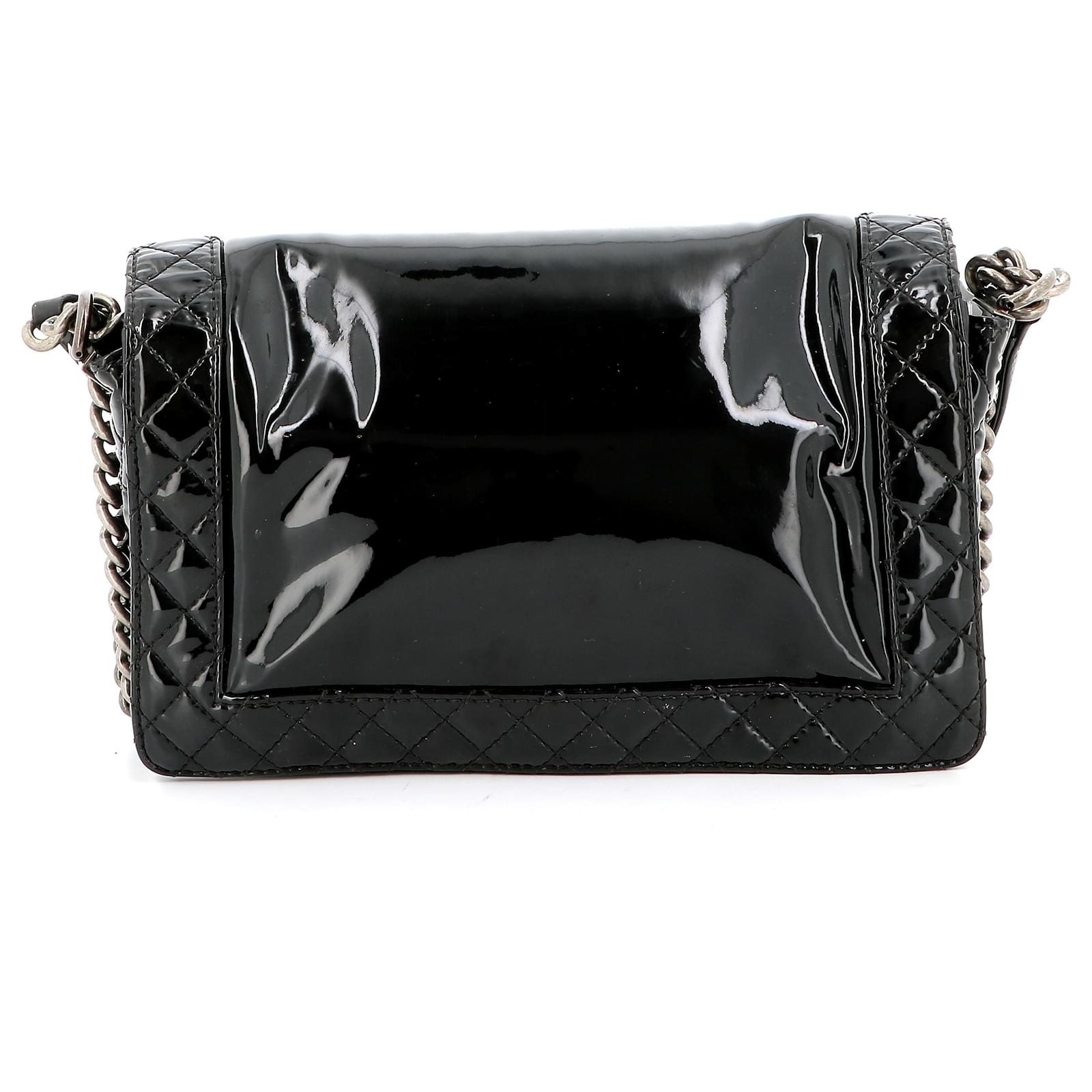 Chanel Boy Black Leather ref.767111 - Joli Closet