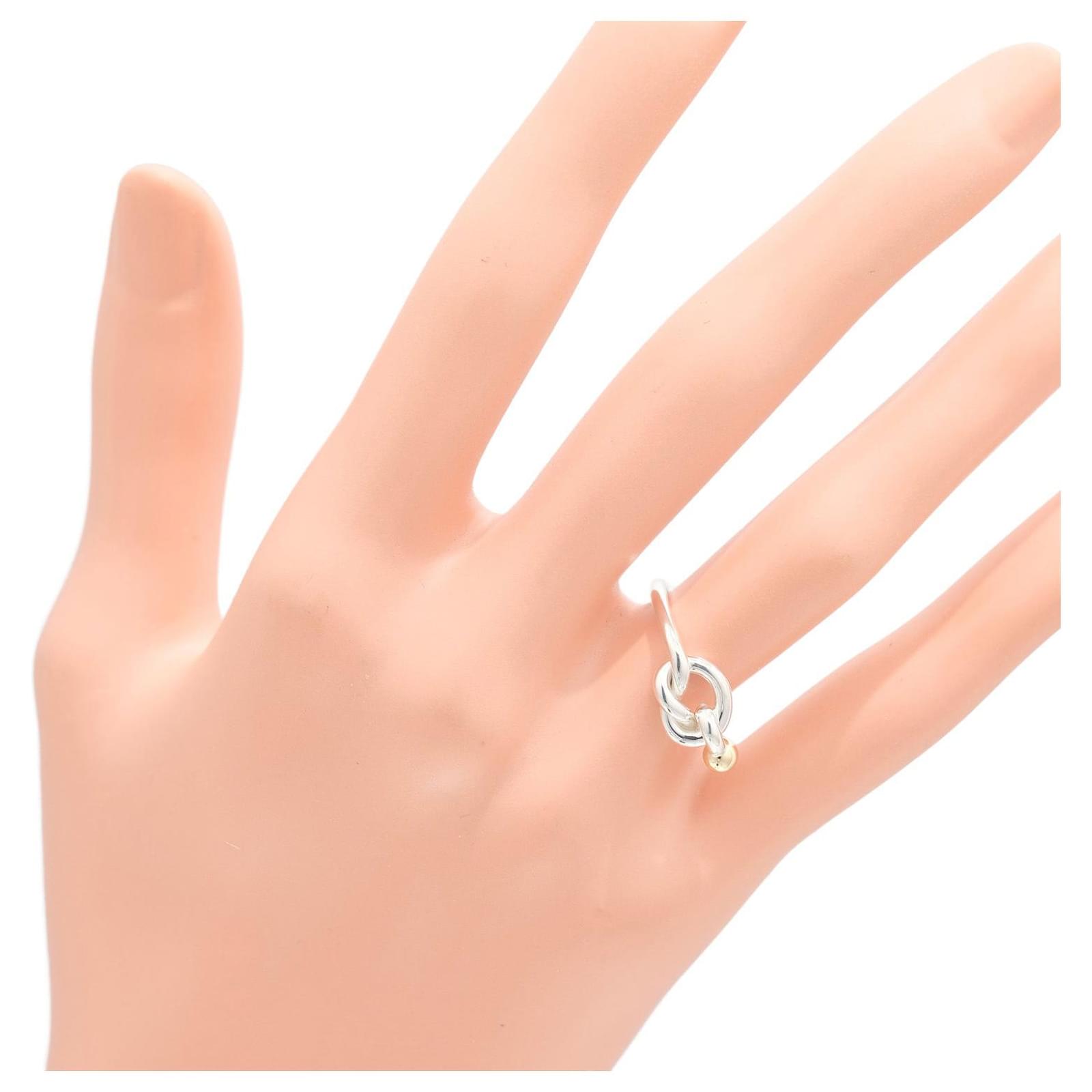 Tiffany And Co Love Knot Silvery Silver Ref767476 Joli Closet