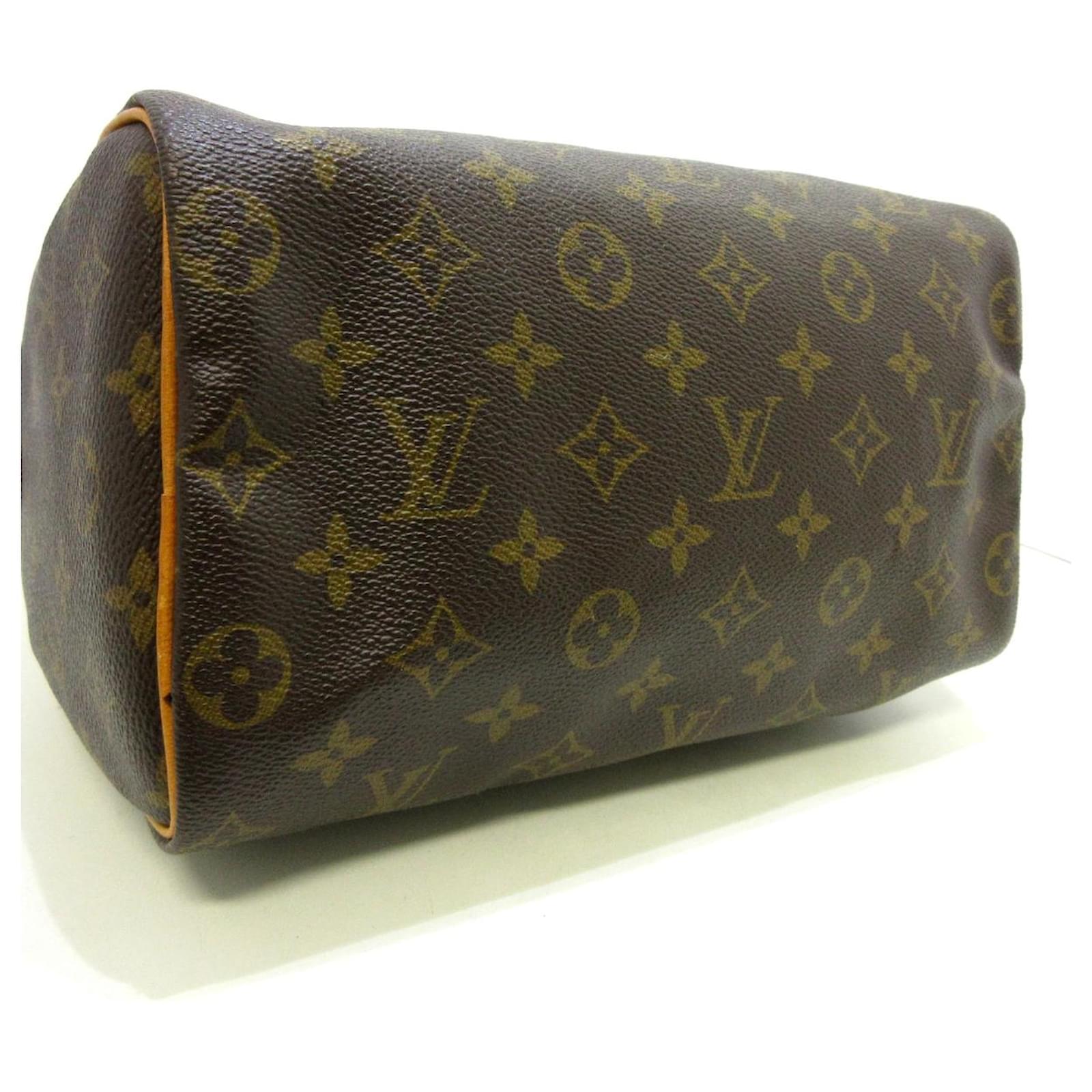 Speedy Louis Vuitton schnell 25 Braun Leinwand ref.767774 - Joli Closet