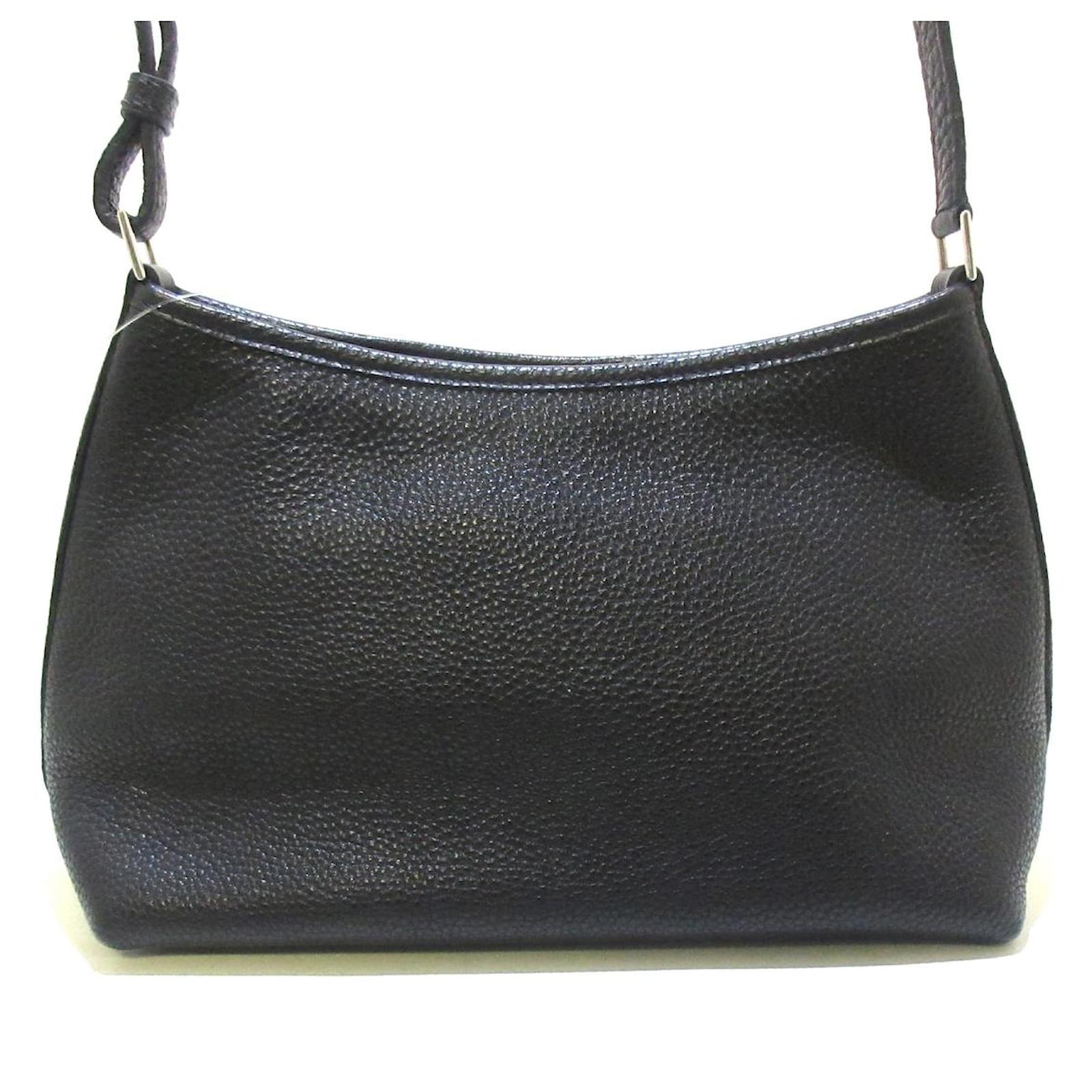 Hermès Berlingo Schwarz Leder ref.768441 - Joli Closet