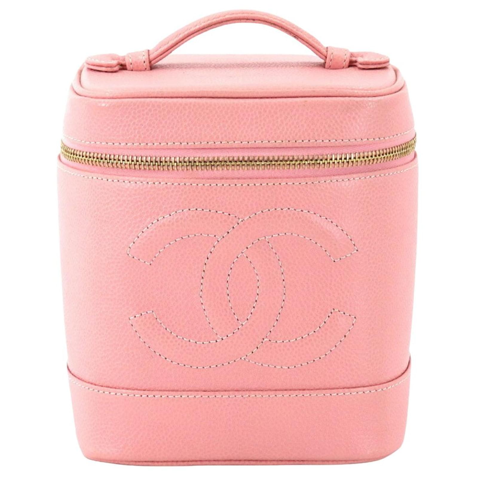 Chanel Vanity Pink Leather ref.768458 - Joli Closet