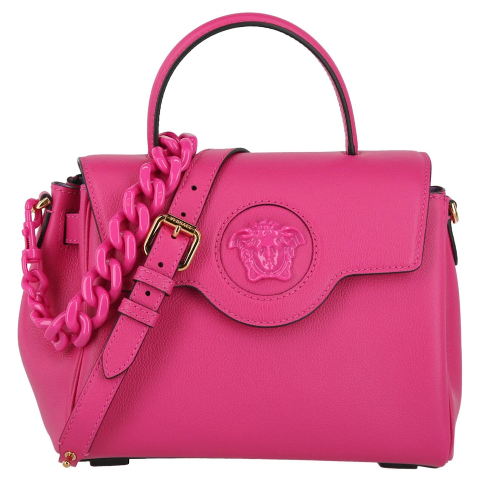 Versace La Medusa Handtasche Pink Leder ref.770156 - Joli Closet