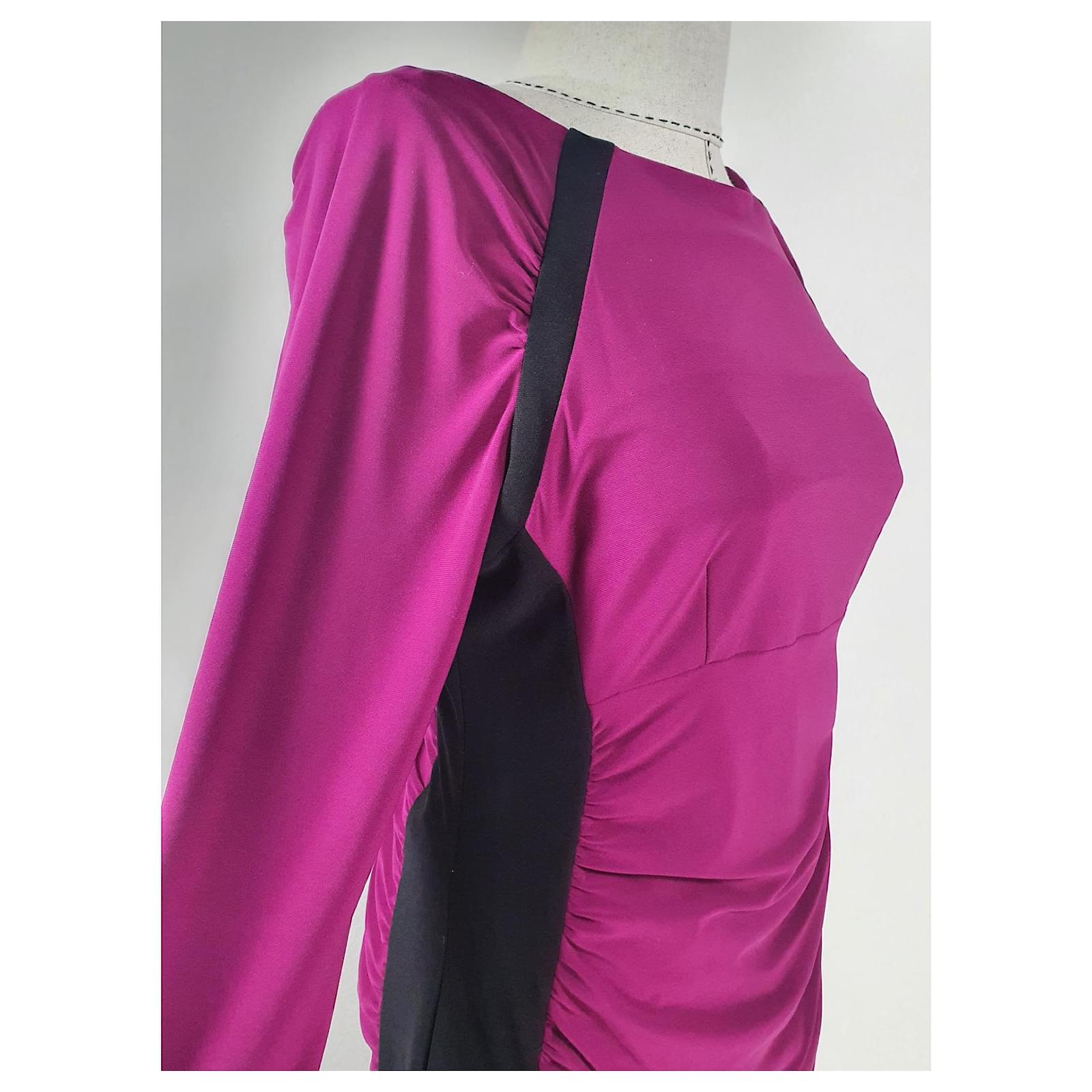 Joseph Ribkoff Dresses Purple Polyester Elastane ref.771887 - Joli Closet