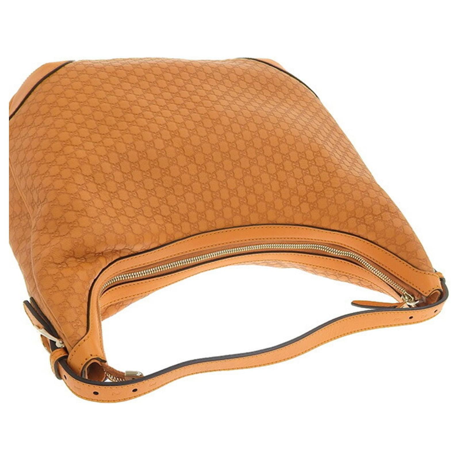 Gucci Micro Guccissima Orange Leather ref.772629 - Joli Closet