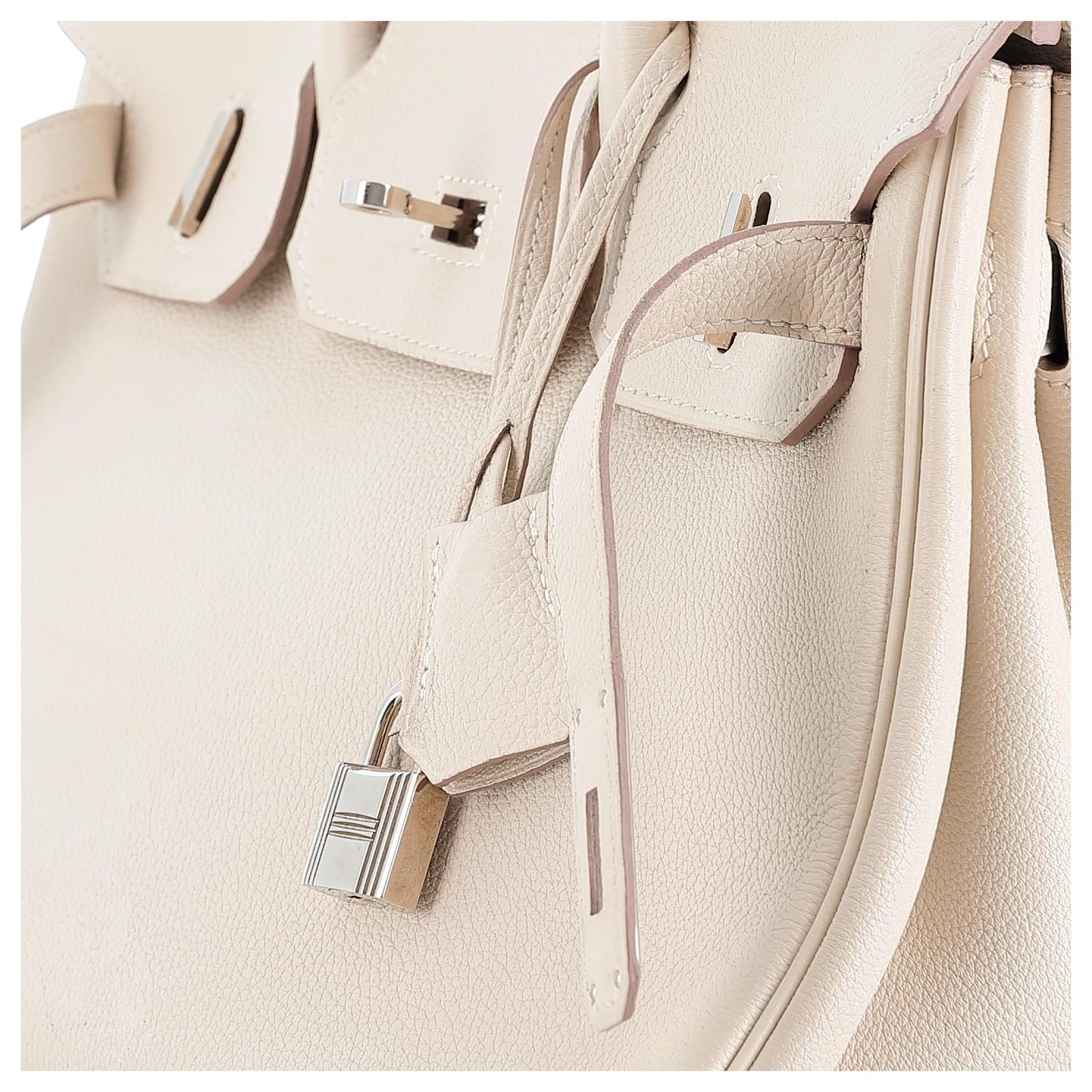 Hermès HERMES BIRKIN 30 Beige Leather ref.773466 - Joli Closet