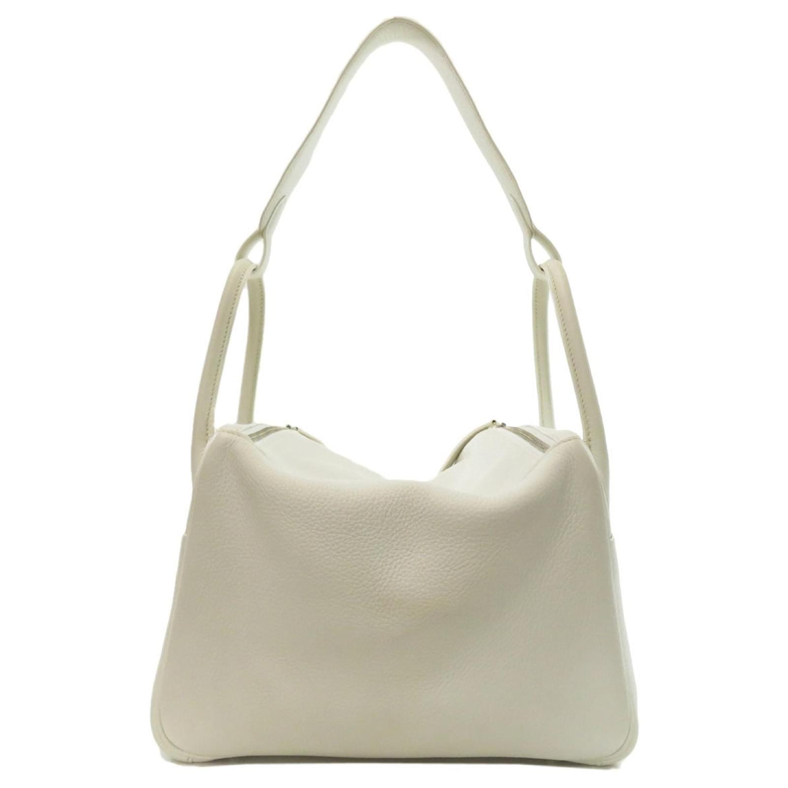 Hermès Hermes Lindy White Leather ref.773833 - Joli Closet