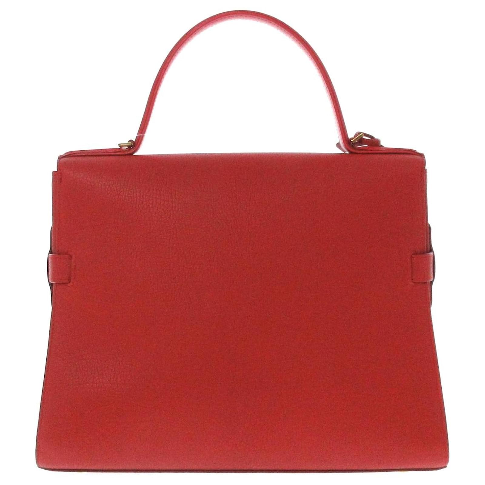 Delvaux Tempête Red Leather ref.775190 - Joli Closet