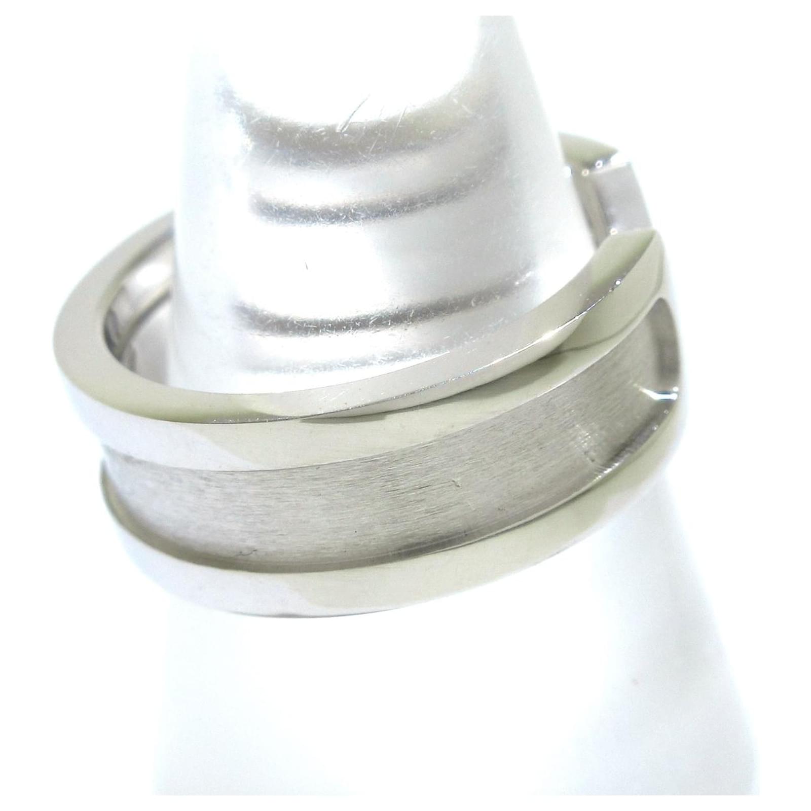 cartier 2C C2 Silvery White gold ref.775545 - Joli Closet