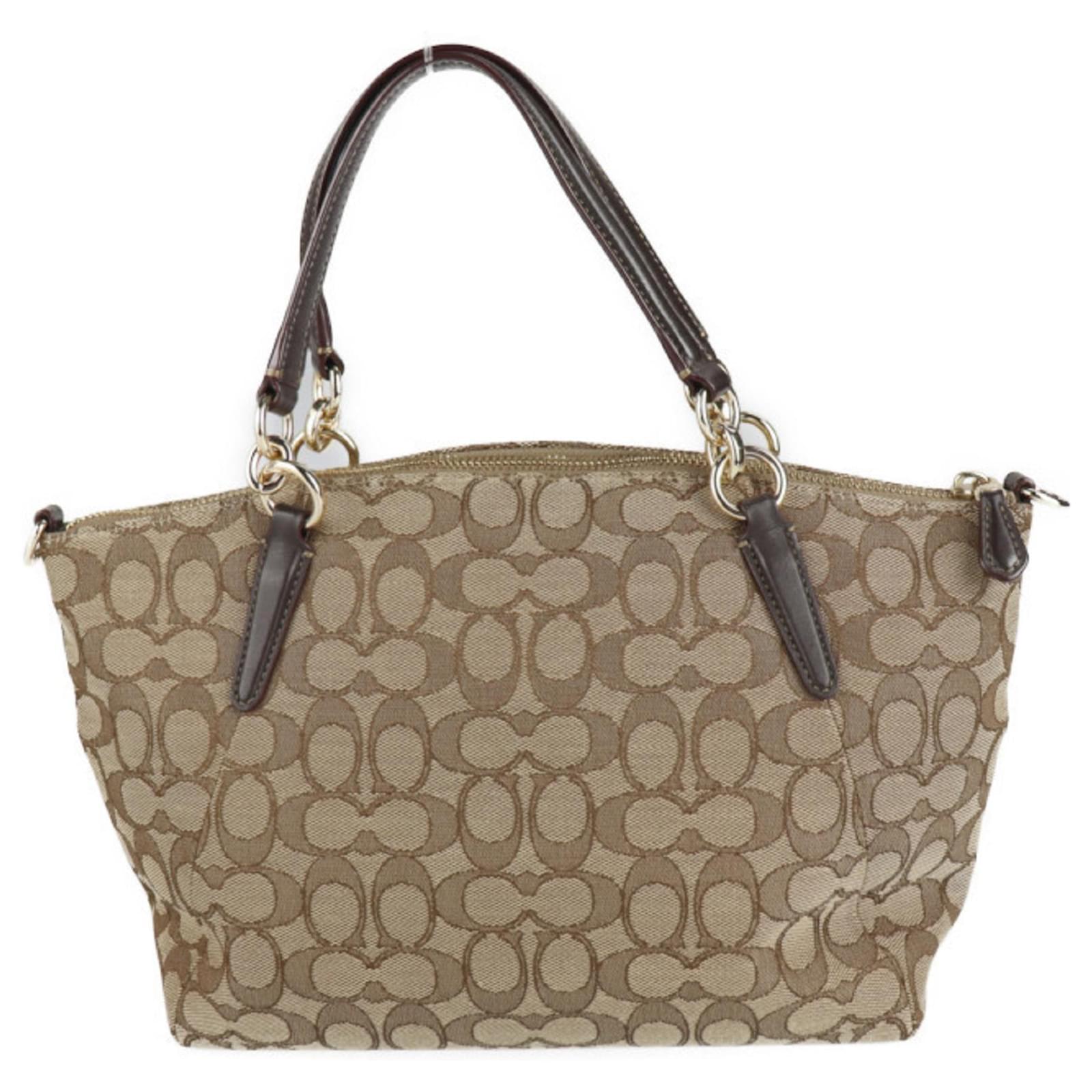 Coach Satchel Beige Cloth ref.775626 - Joli Closet
