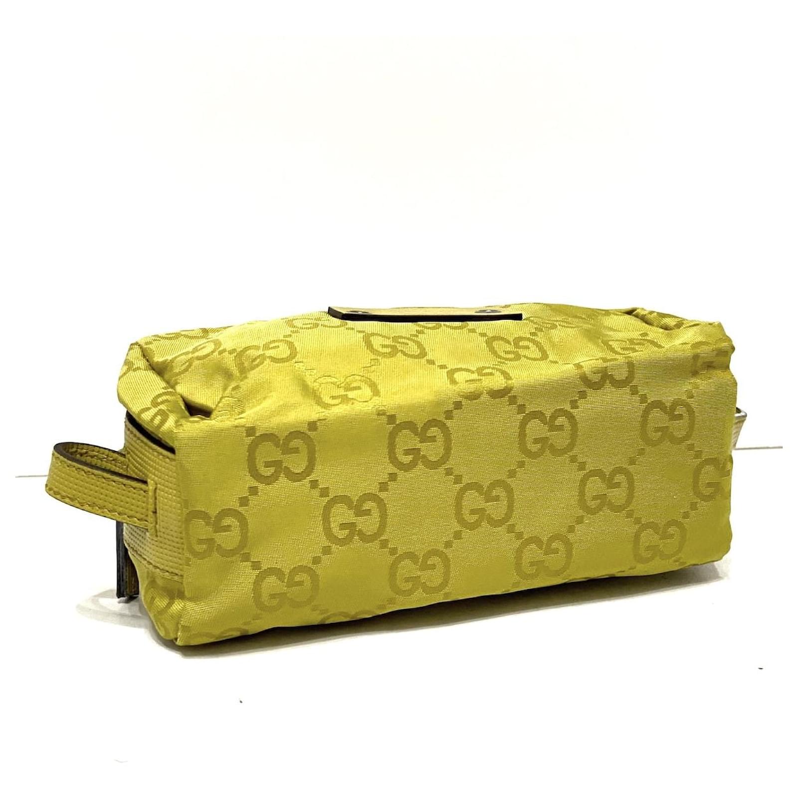 Motif Gucci GG Synthétique Jaune ref.777339 - Joli Closet