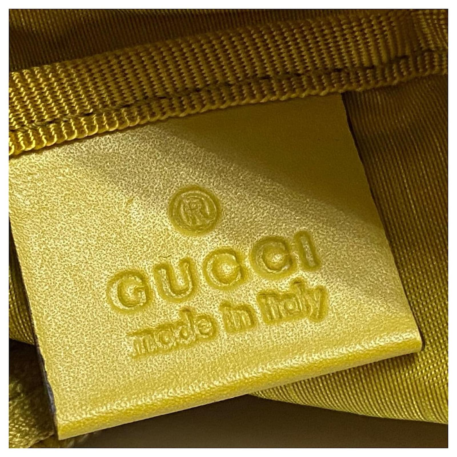 Gucci GG pattern Yellow Synthetic ref.777408 - Joli Closet