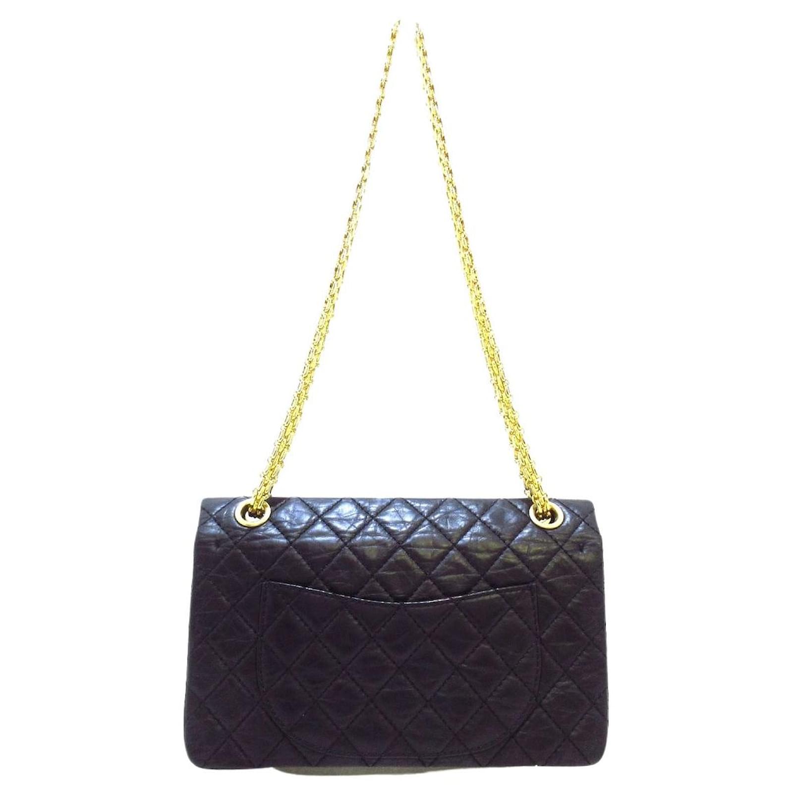 Chanel 2.55 Black Pony-style calfskin ref.777625 - Joli Closet