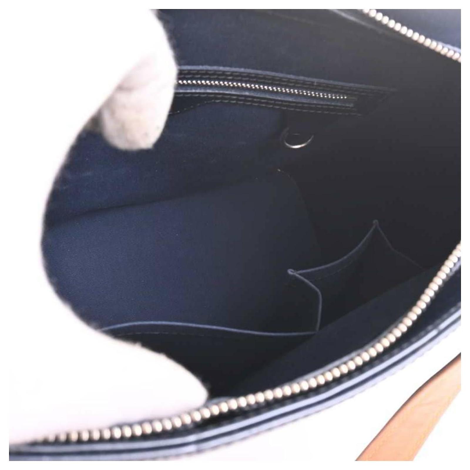 Louis Vuitton Stockton Blu navy Vitello simile a un vitello ref.780271 ...