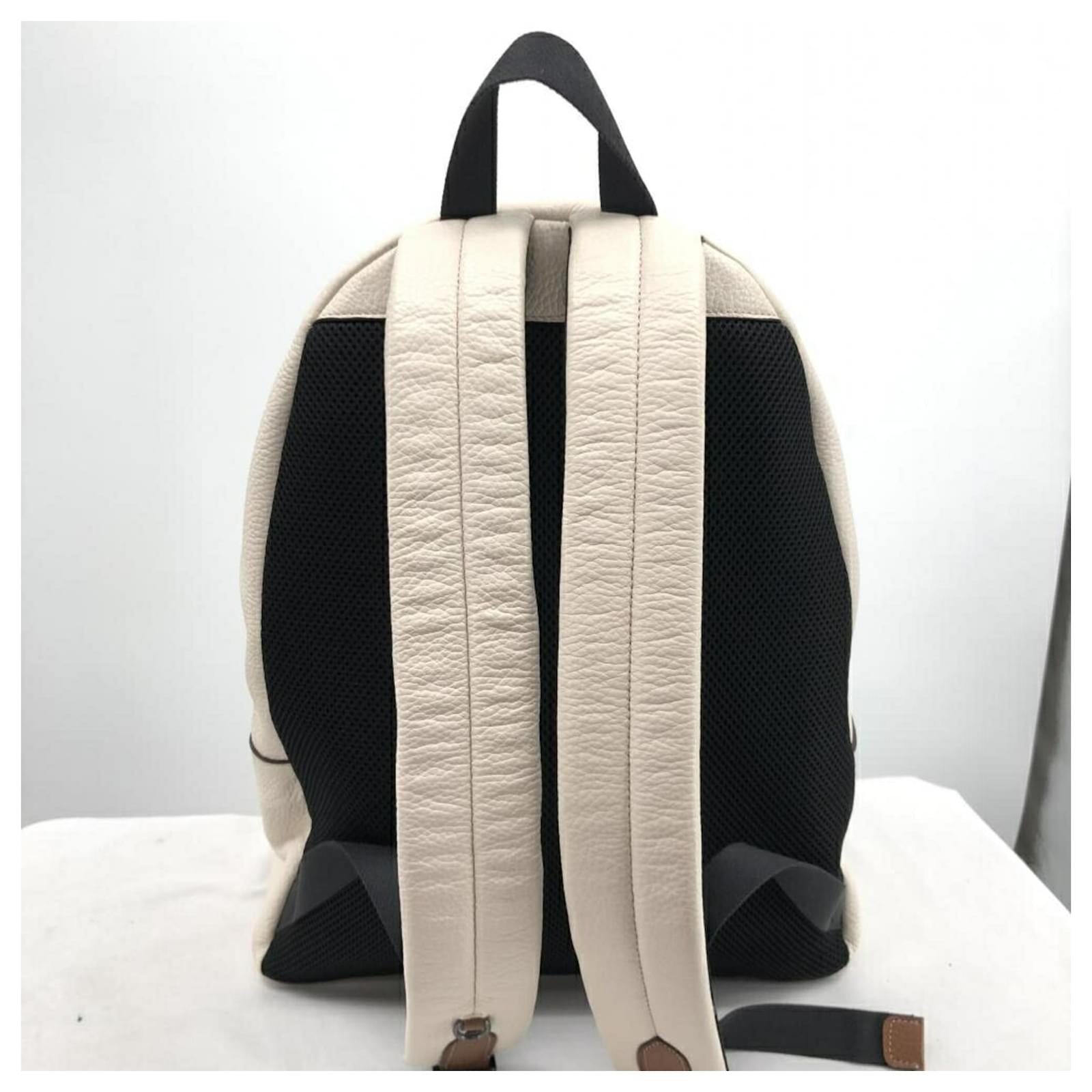 Coach White Leather ref.781473 - Joli Closet