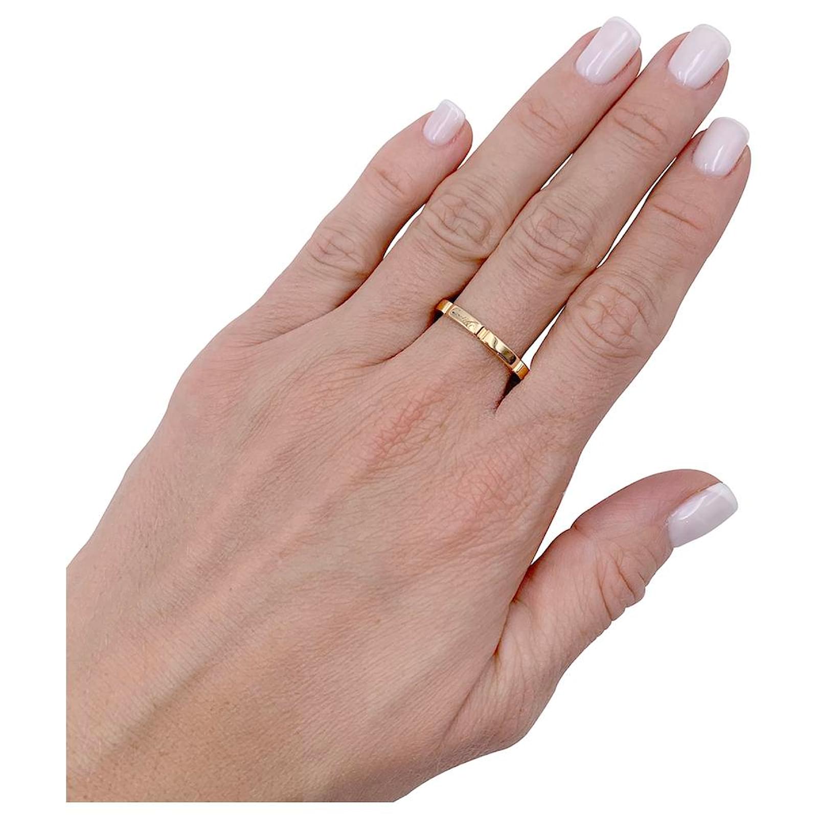 Cartier ring, “Panther link”, yellow gold. ref.781843 - Joli Closet