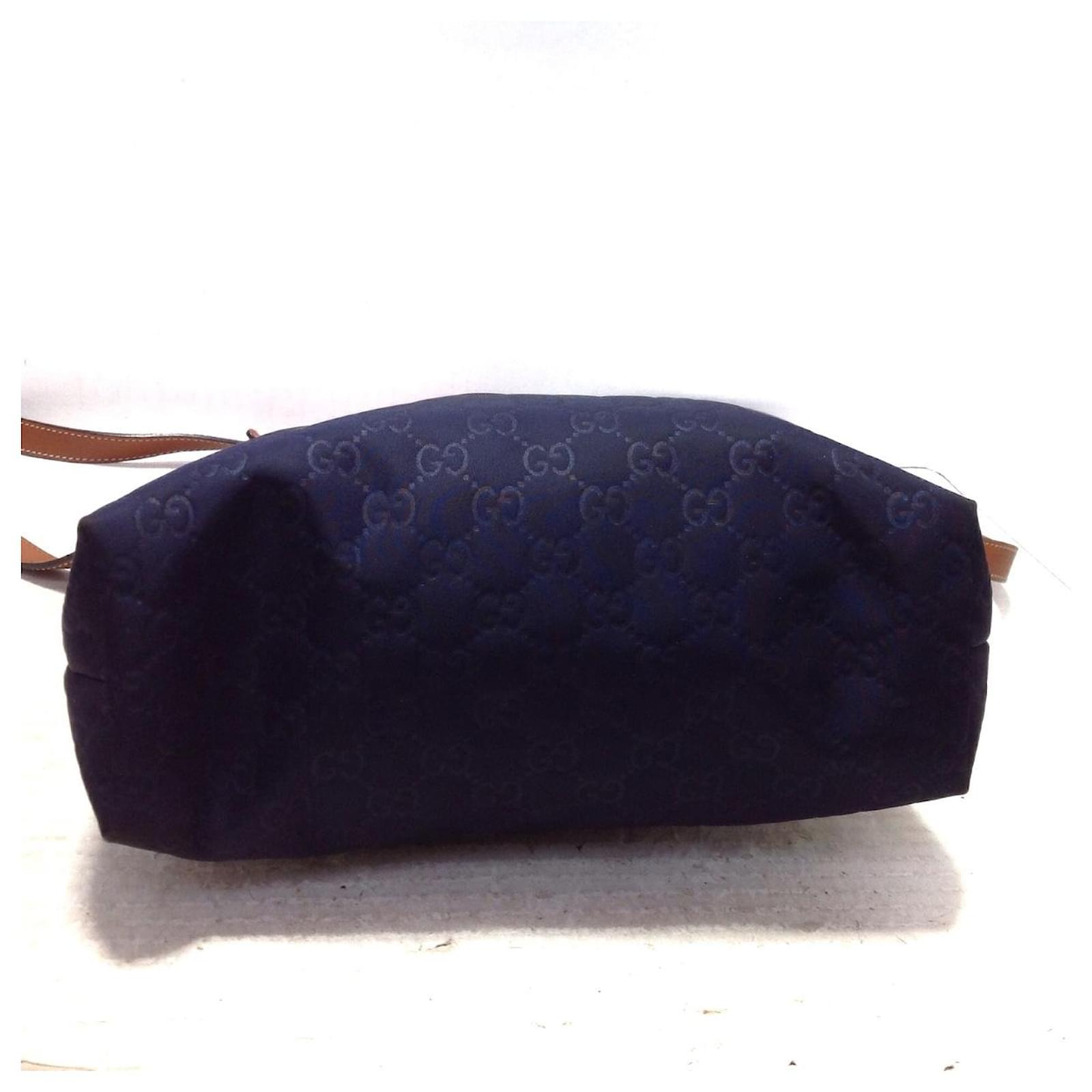 Gucci GG pattern Navy blue Synthetic ref.782893 - Joli Closet