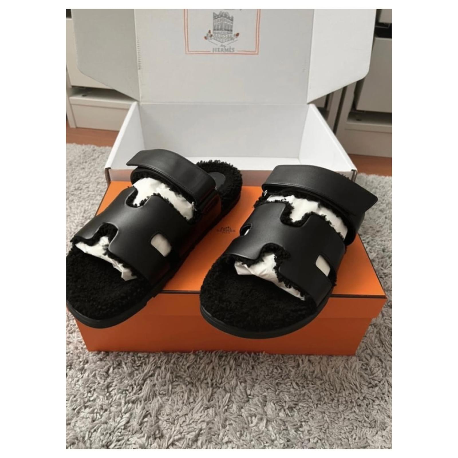 Hermès Hermes chypre Black Leather ref.782991 - Joli Closet