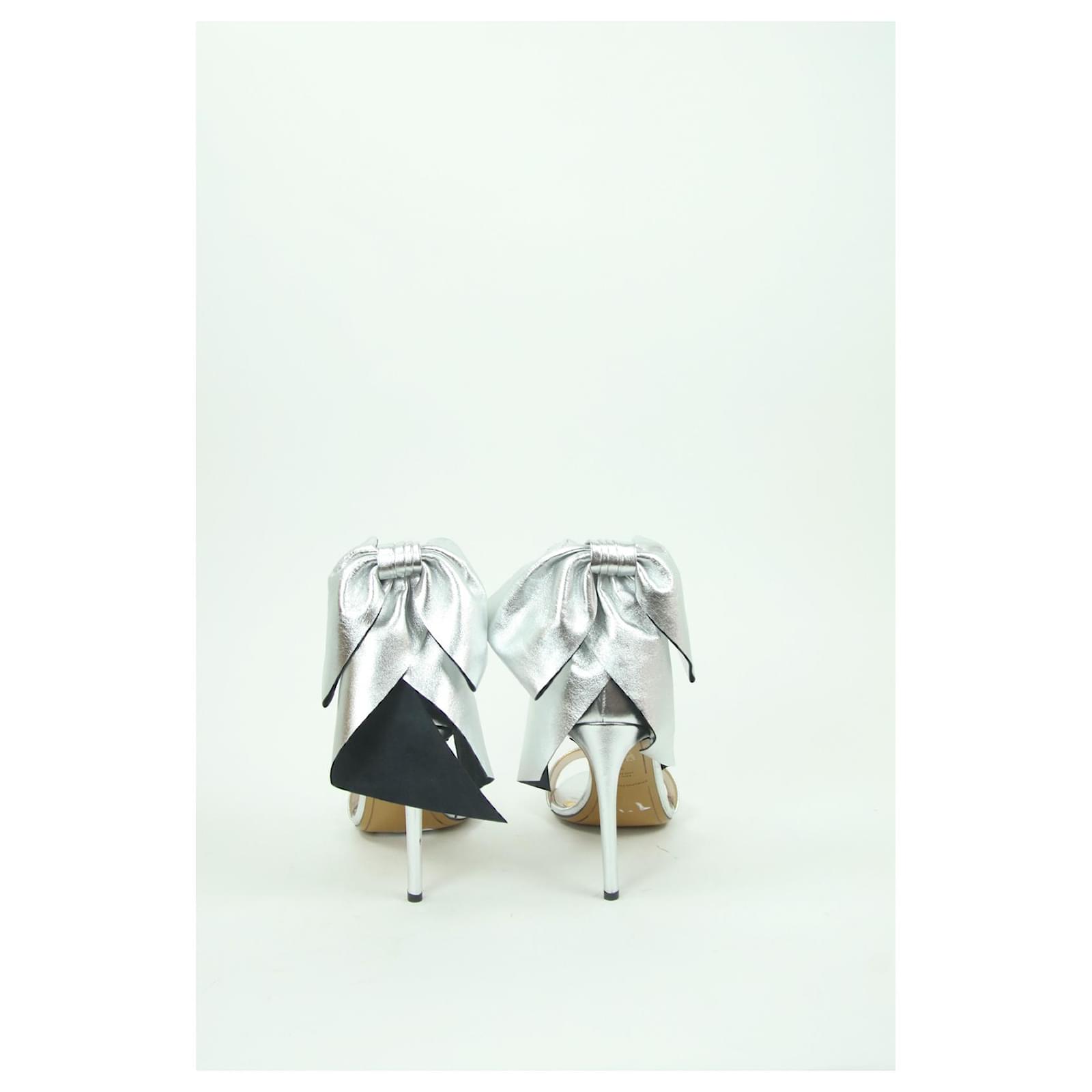 Alexandre Vauthier pumps 39 Silvery Leather ref.783382 - Joli Closet