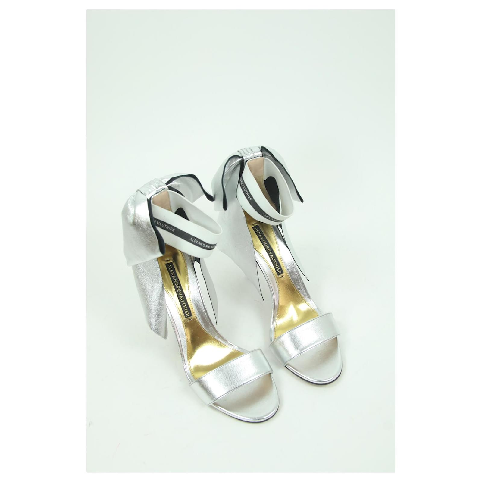 Alexandre Vauthier pumps 39 Silvery Leather ref.783382 - Joli Closet