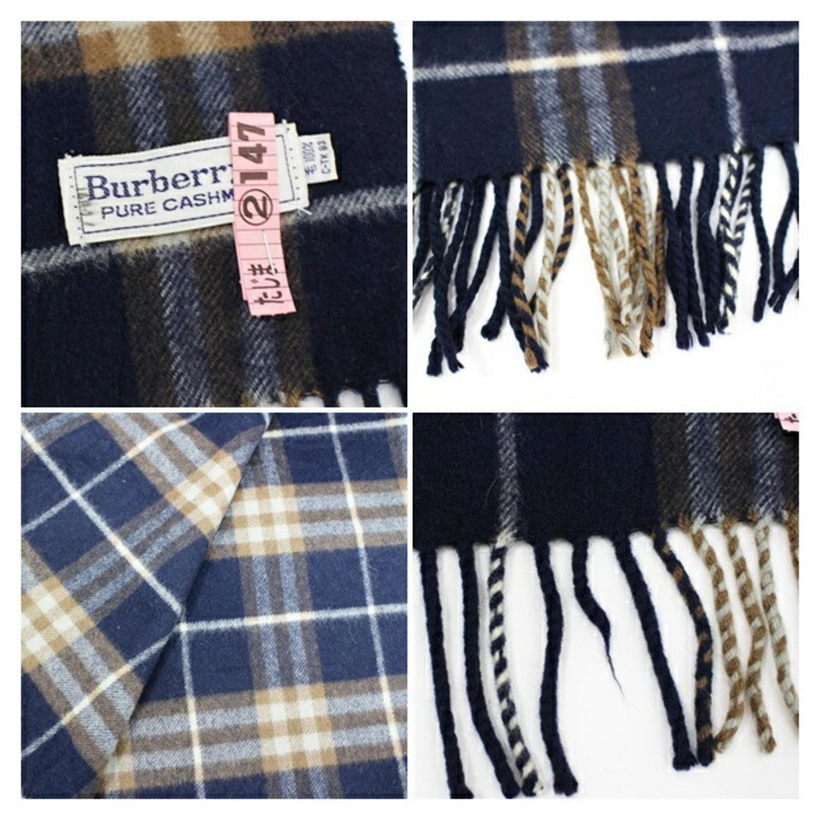 BURBERRY Navy blue Cashmere ref.783499 - Joli Closet