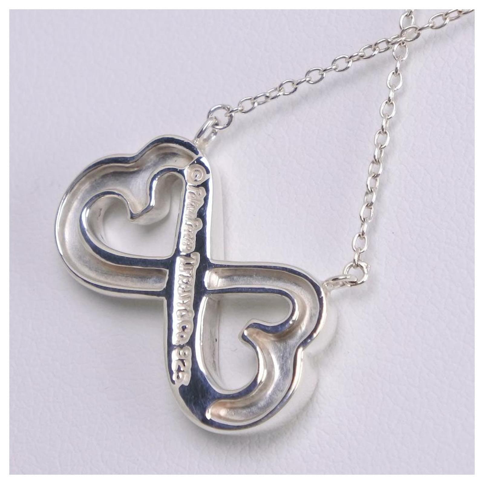 TIFFANY & CO. coeur aimant doublé Argent Argenté ref.784554 - Joli Closet