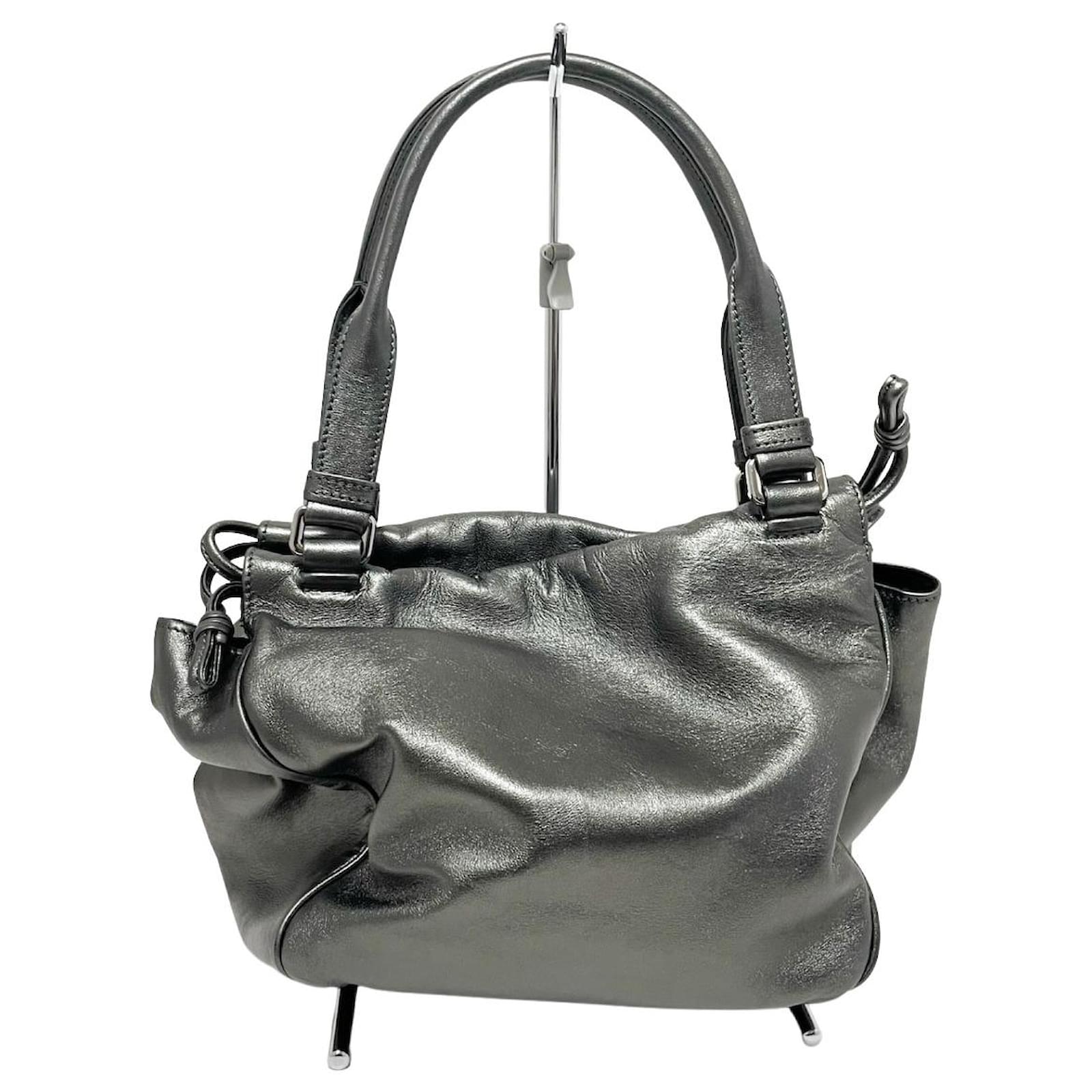 Loewe Grey Leather ref.784597 - Joli Closet