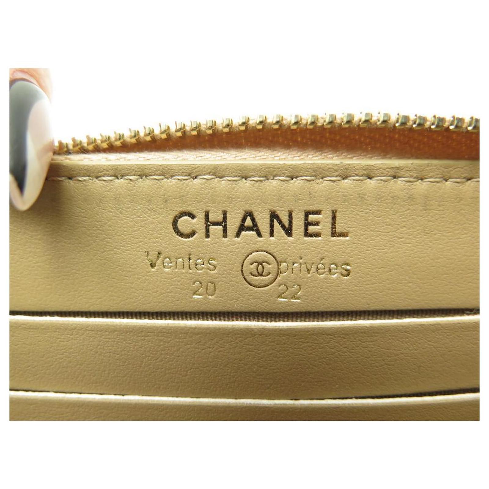 NEW CHANEL LONG WALLET WITH FILIGREE CC LOGO IN CAVIAR QUILTED LEATHER ...