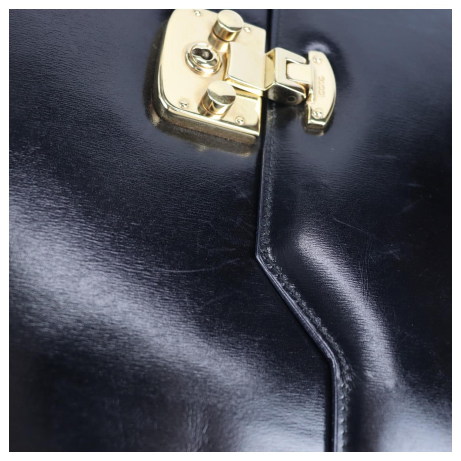 Gucci Lady Lock Black Leather ref.785410 - Joli Closet