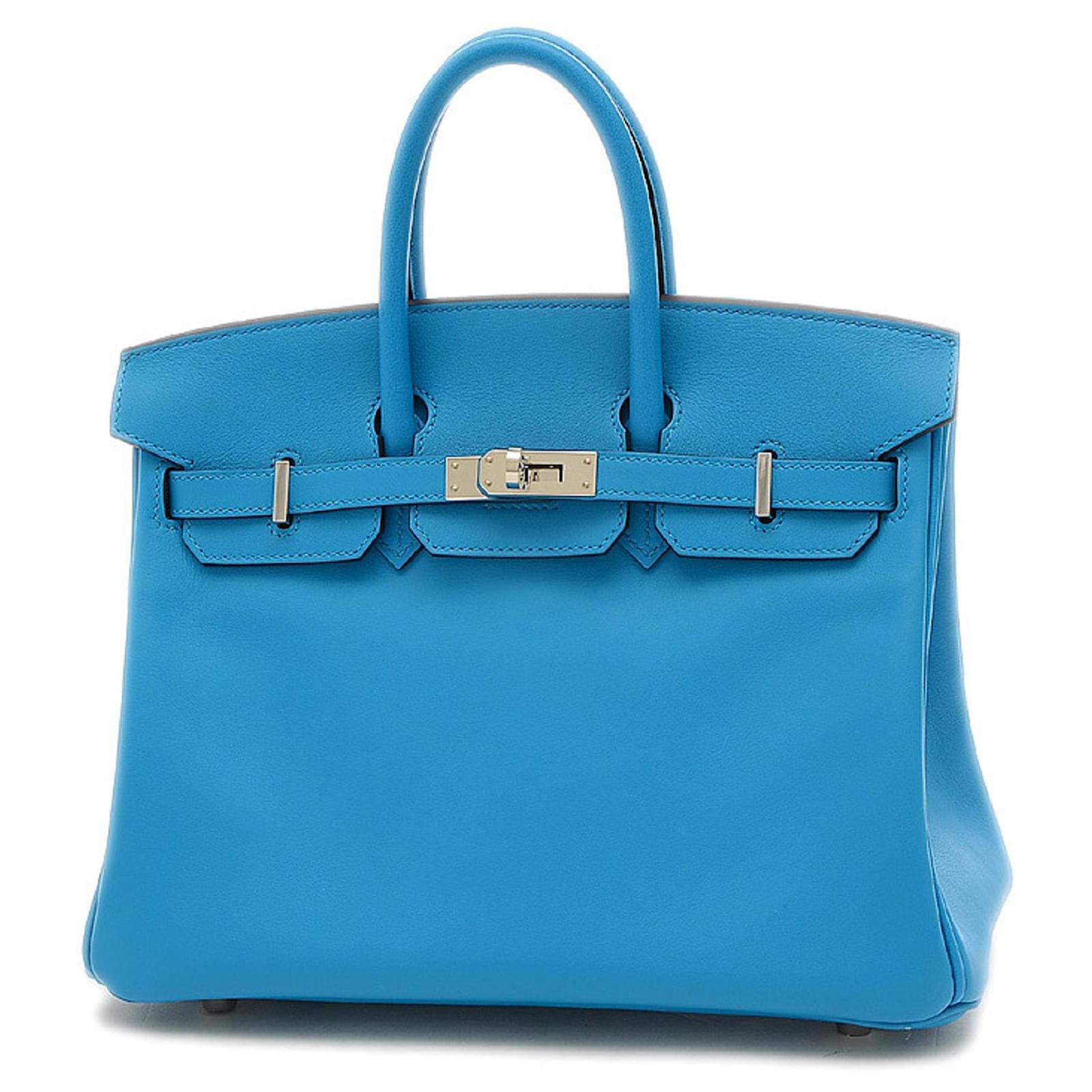Hermès HERMES BIRKIN 25 Blau Leder ref.786004 - Joli Closet