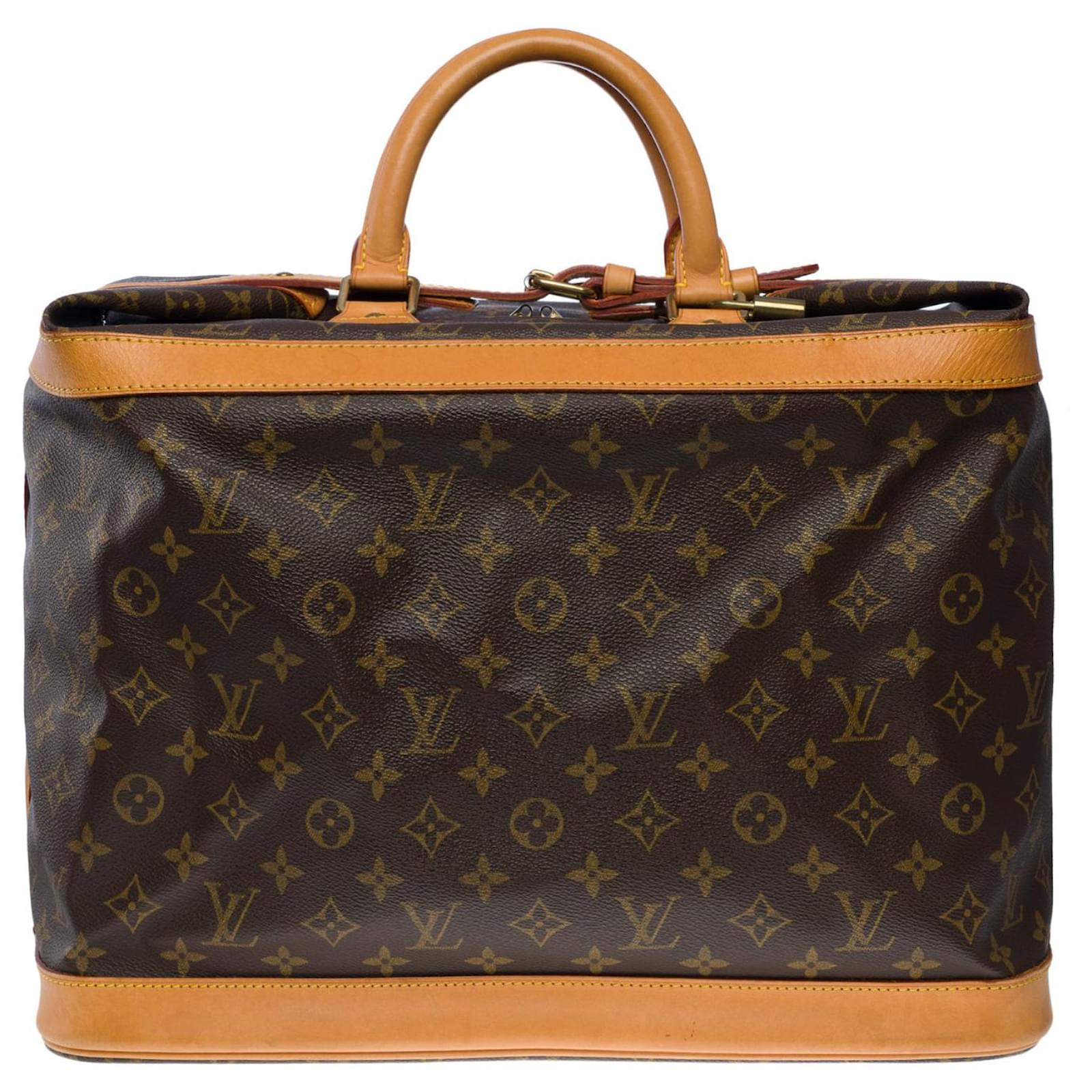 Louis Vuitton Cruiser travel bag in monogram coated canvas, garniture ...