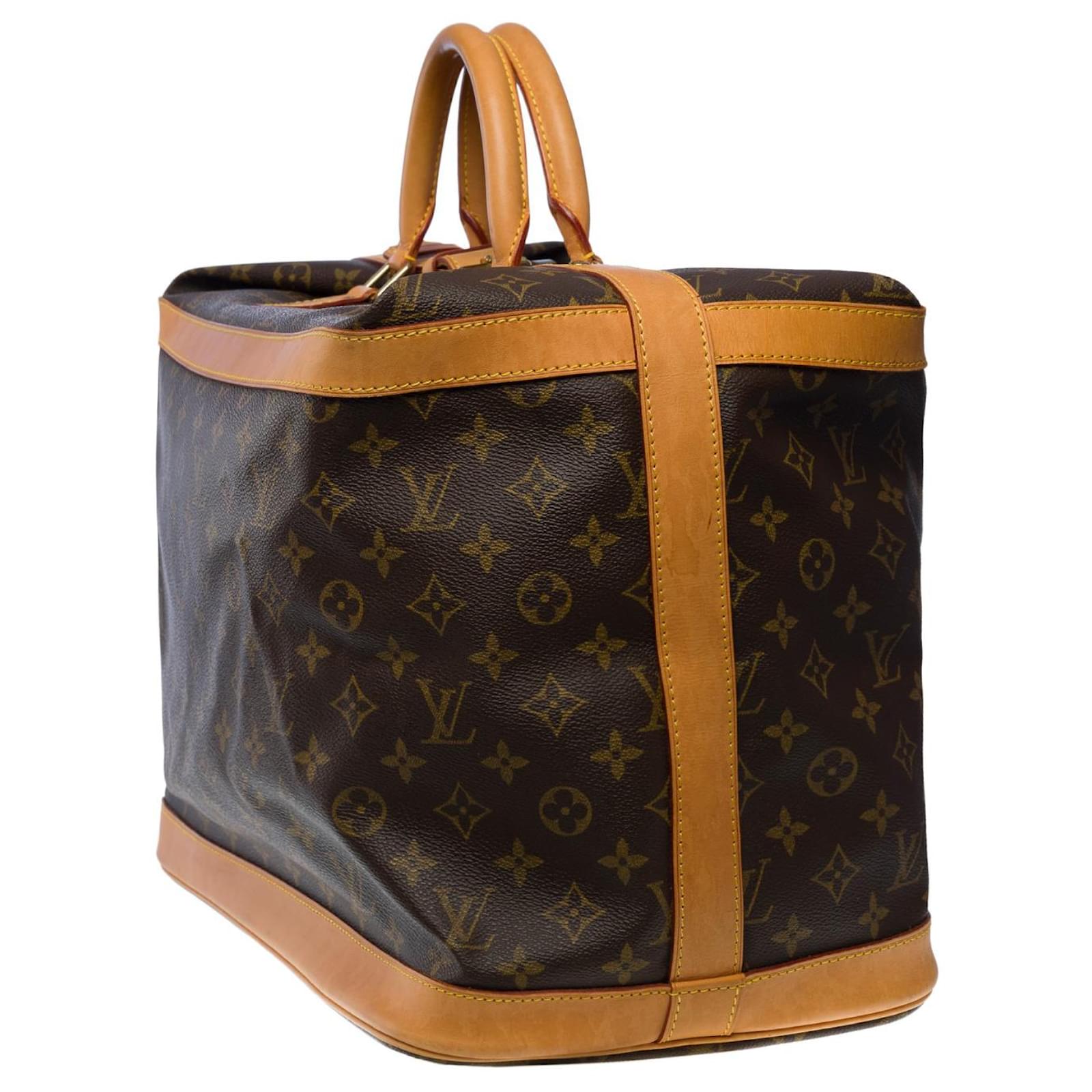 Louis Vuitton Cruiser travel bag in monogram coated canvas, garniture ...