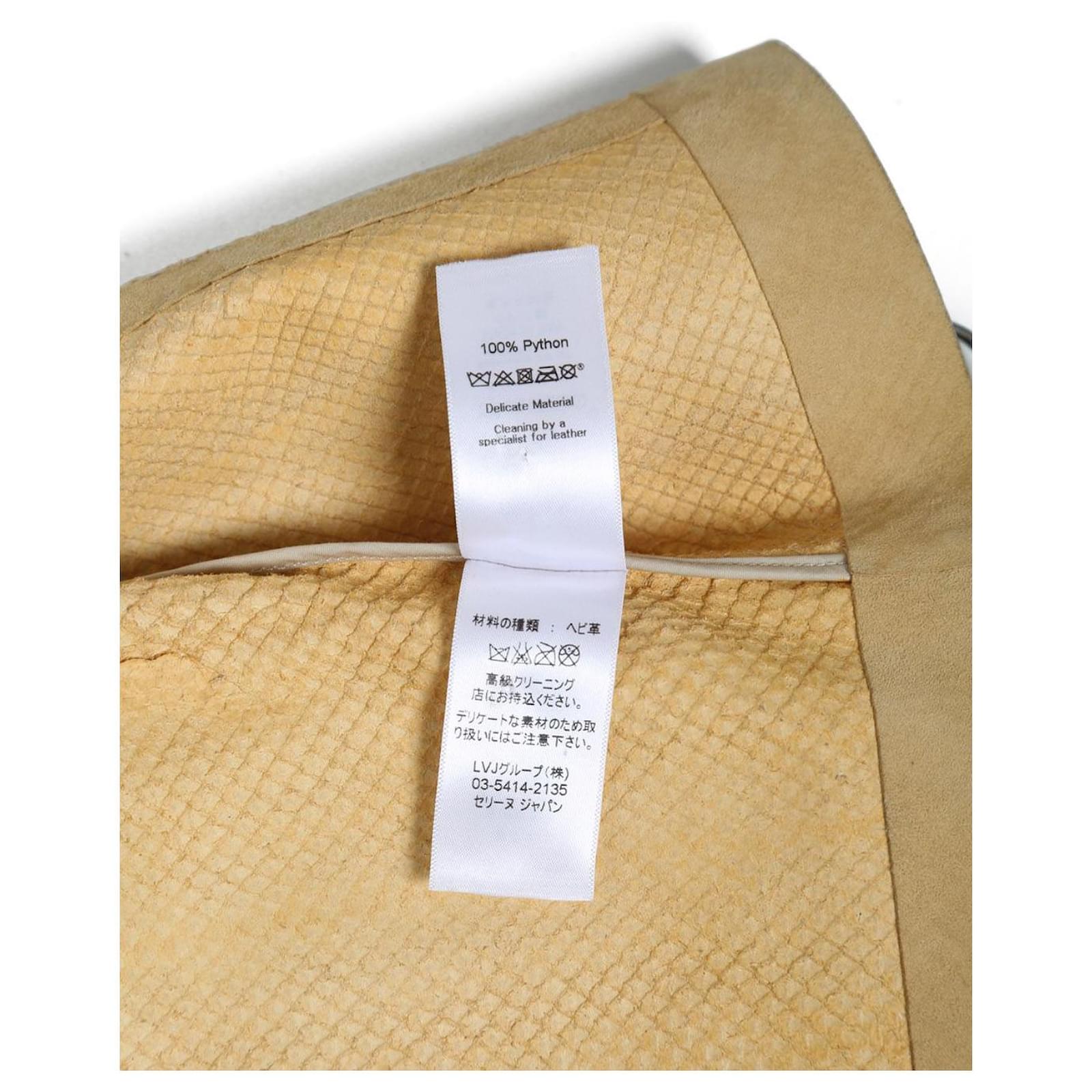 Céline Celine Python Crop Jacket With Long Sleeves Multiple colors ...