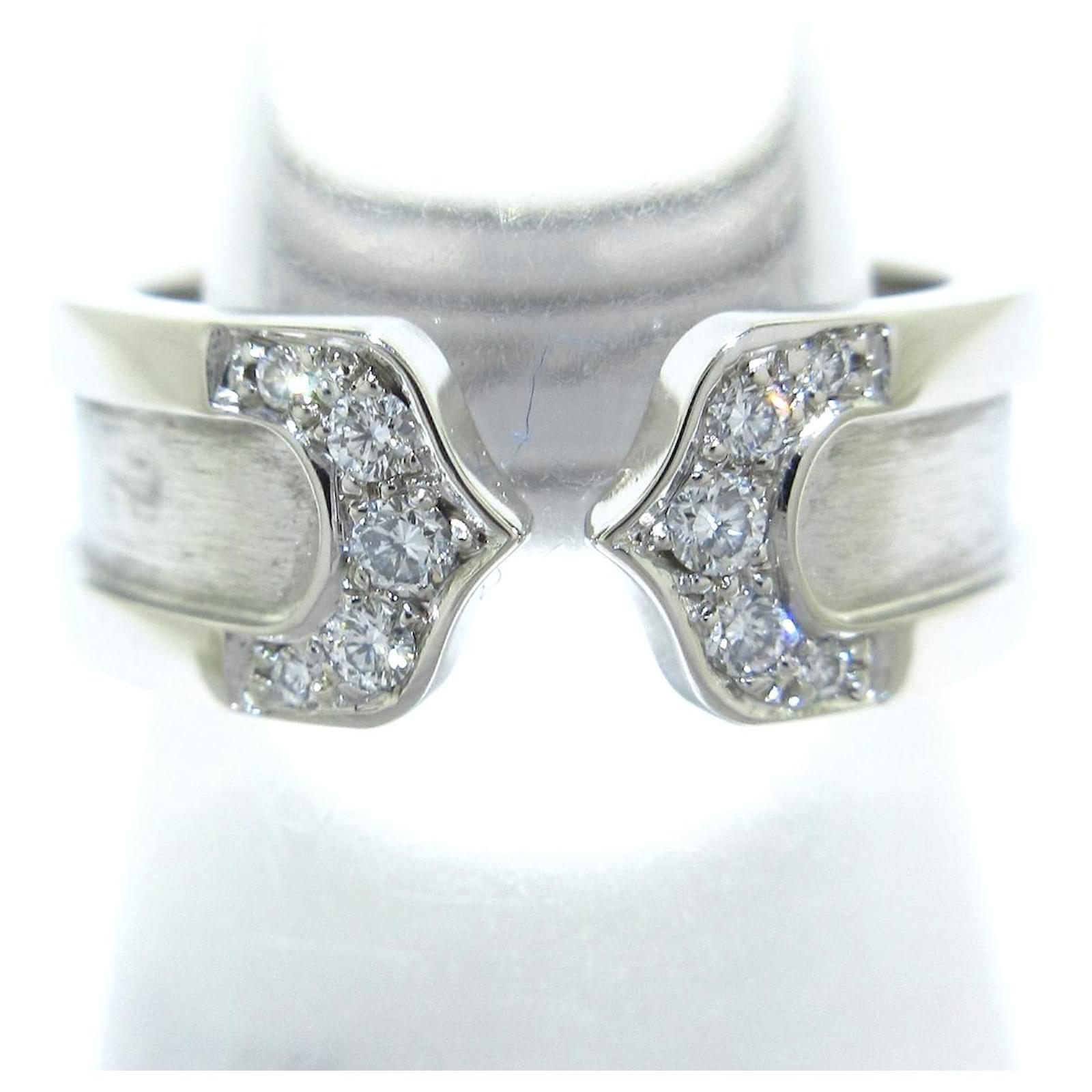 cartier 2C C2 Or blanc ref.788315 - Joli Closet