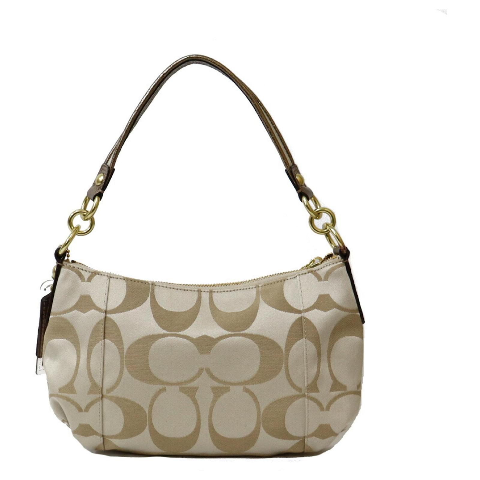 Coach Signature Beige Cloth ref.788853 - Joli Closet