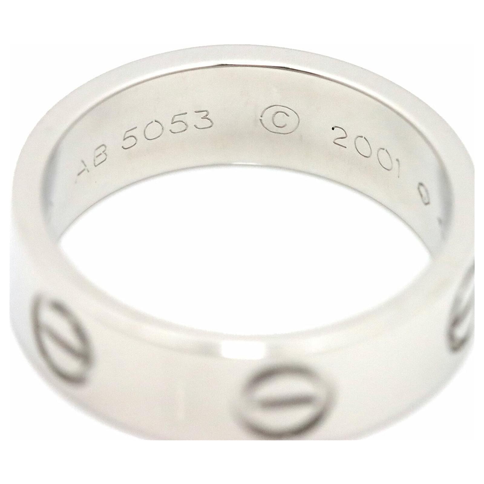 Cartier Love Silvery Platinum ref.789012 - Joli Closet